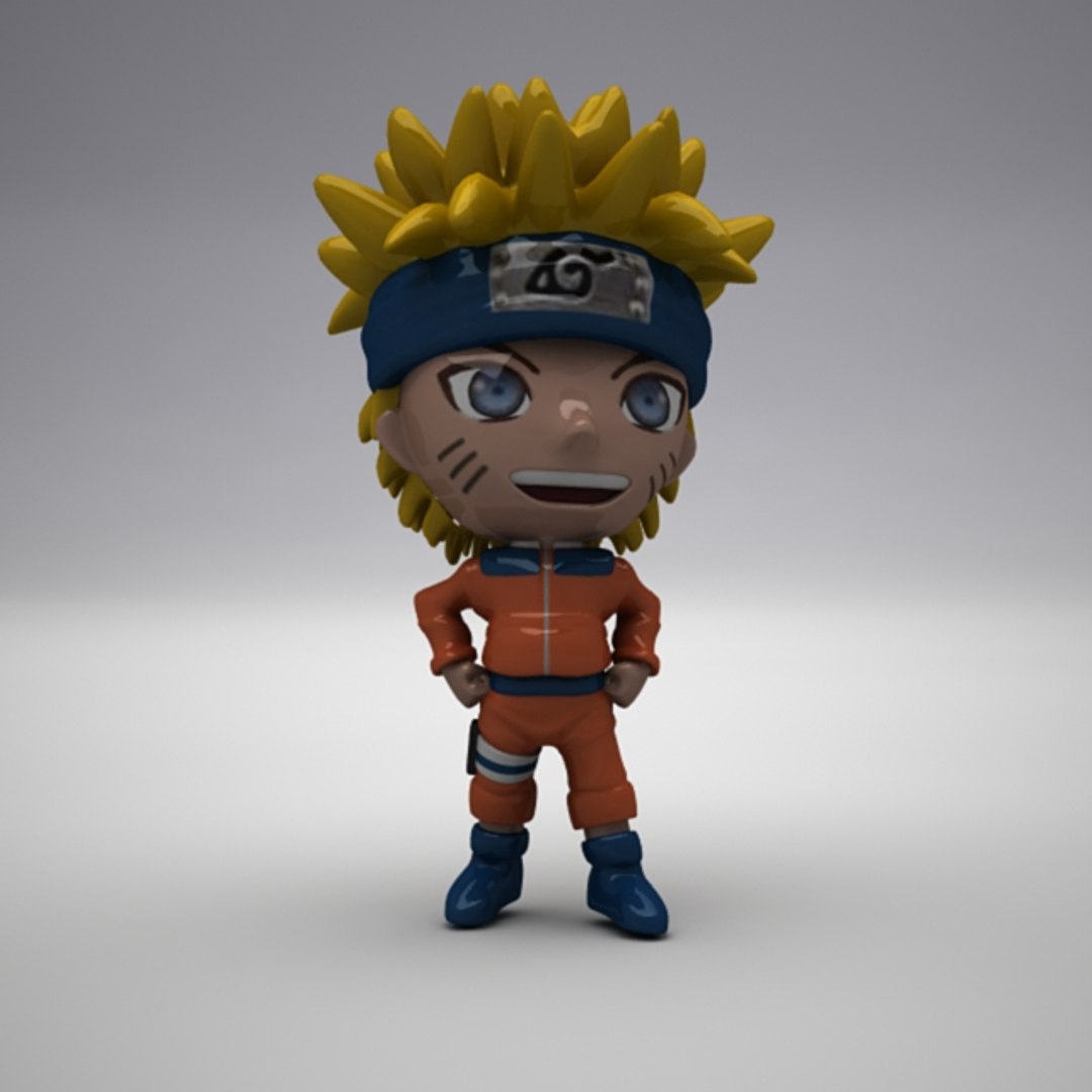 3d Naruto Modelled