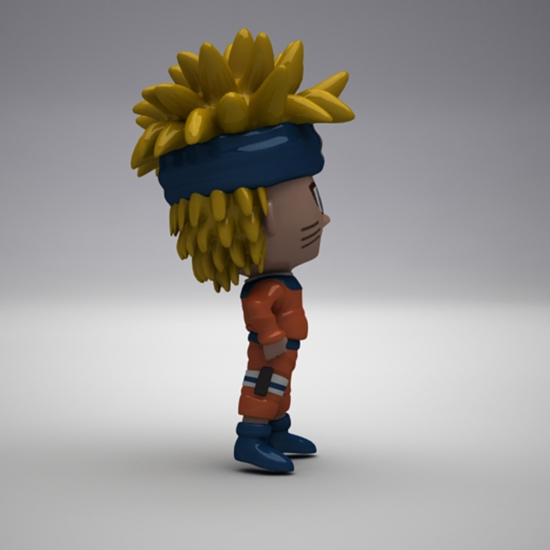 3d Naruto Modelled