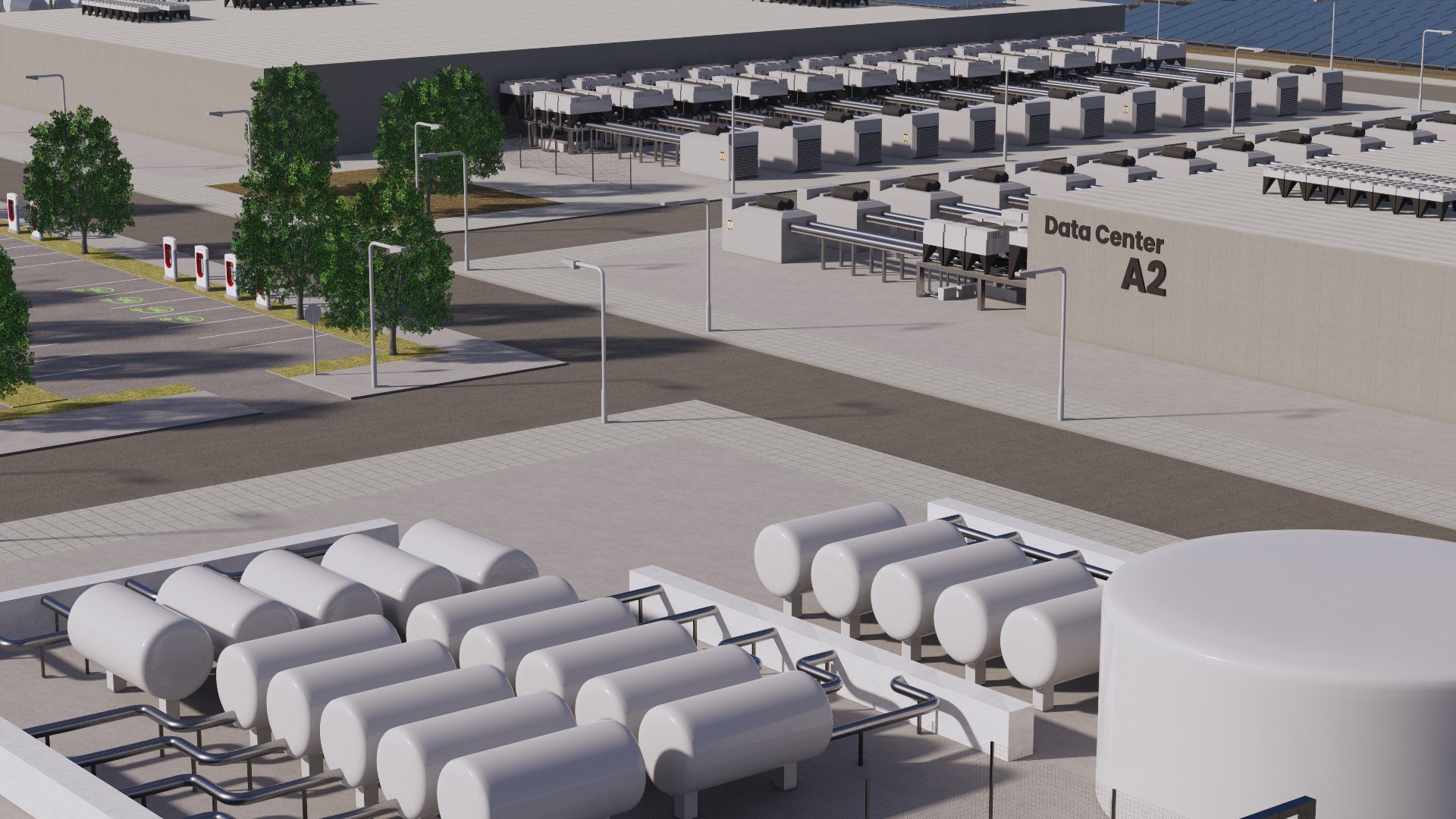 Apple Data Center Building with Interior 3D model - TurboSquid 2112073