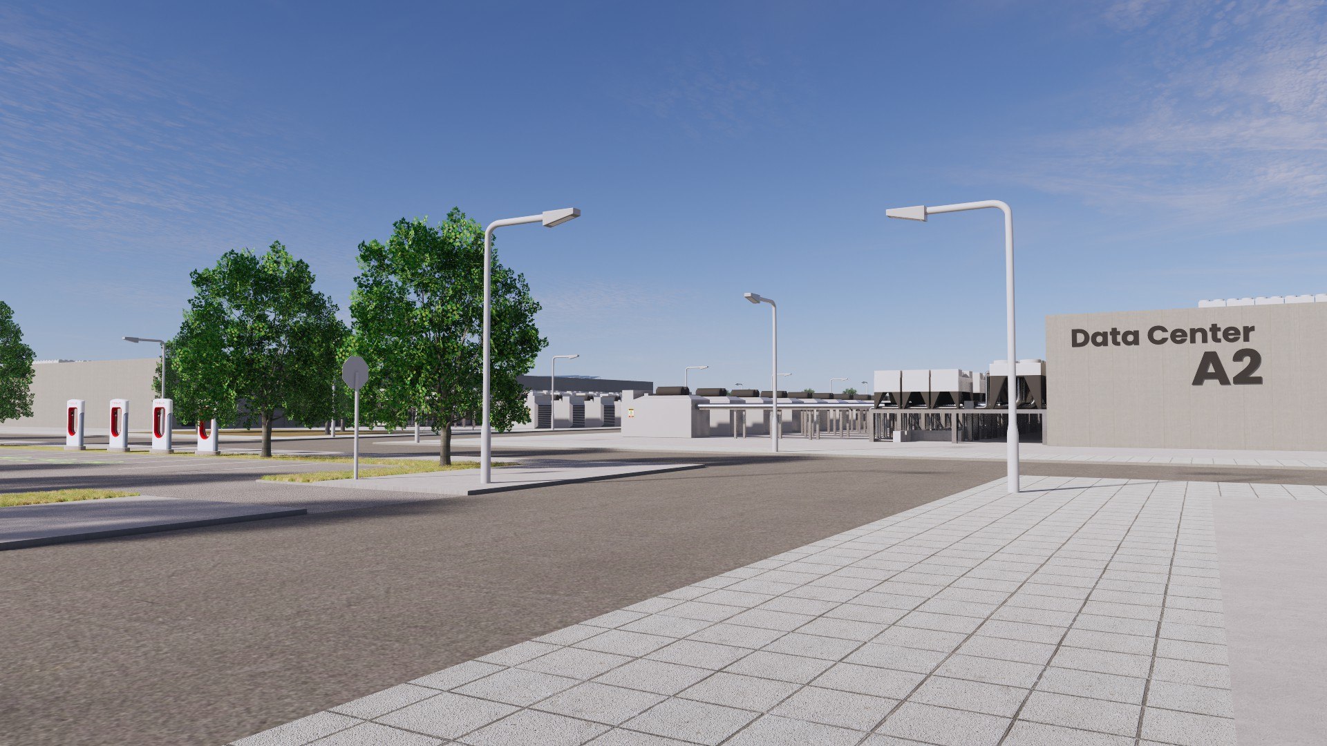 Apple Data Center Building with Interior 3D model - TurboSquid 2112073
