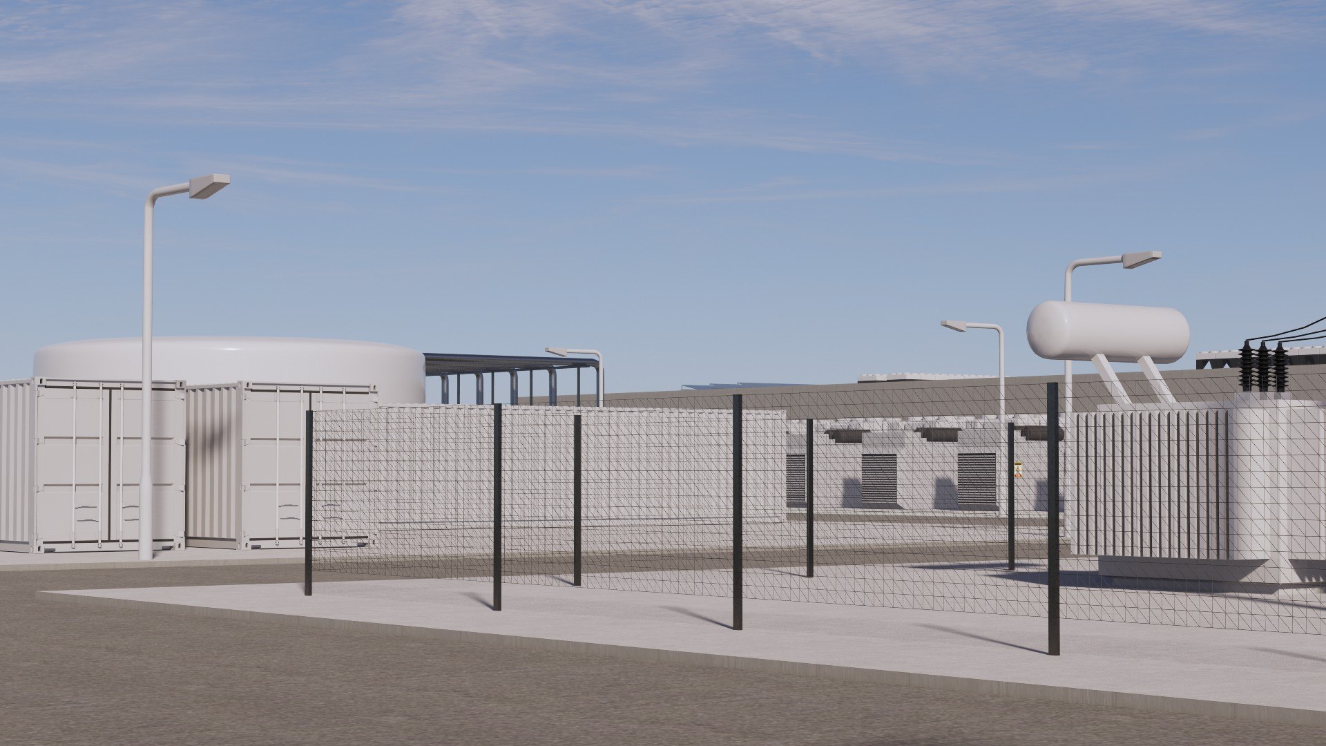 Apple Data Center Building with Interior 3D model - TurboSquid 2112073
