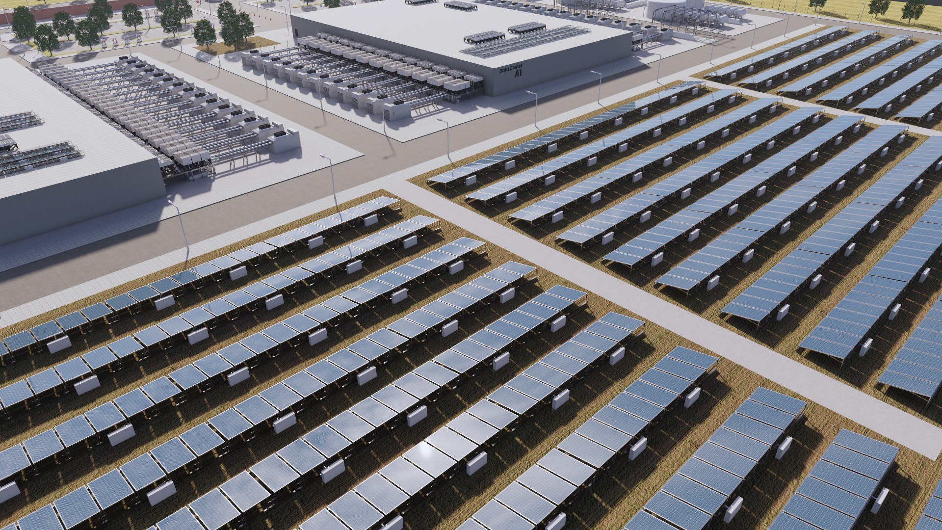 Apple Data Center Building with Interior 3D model - TurboSquid 2112073