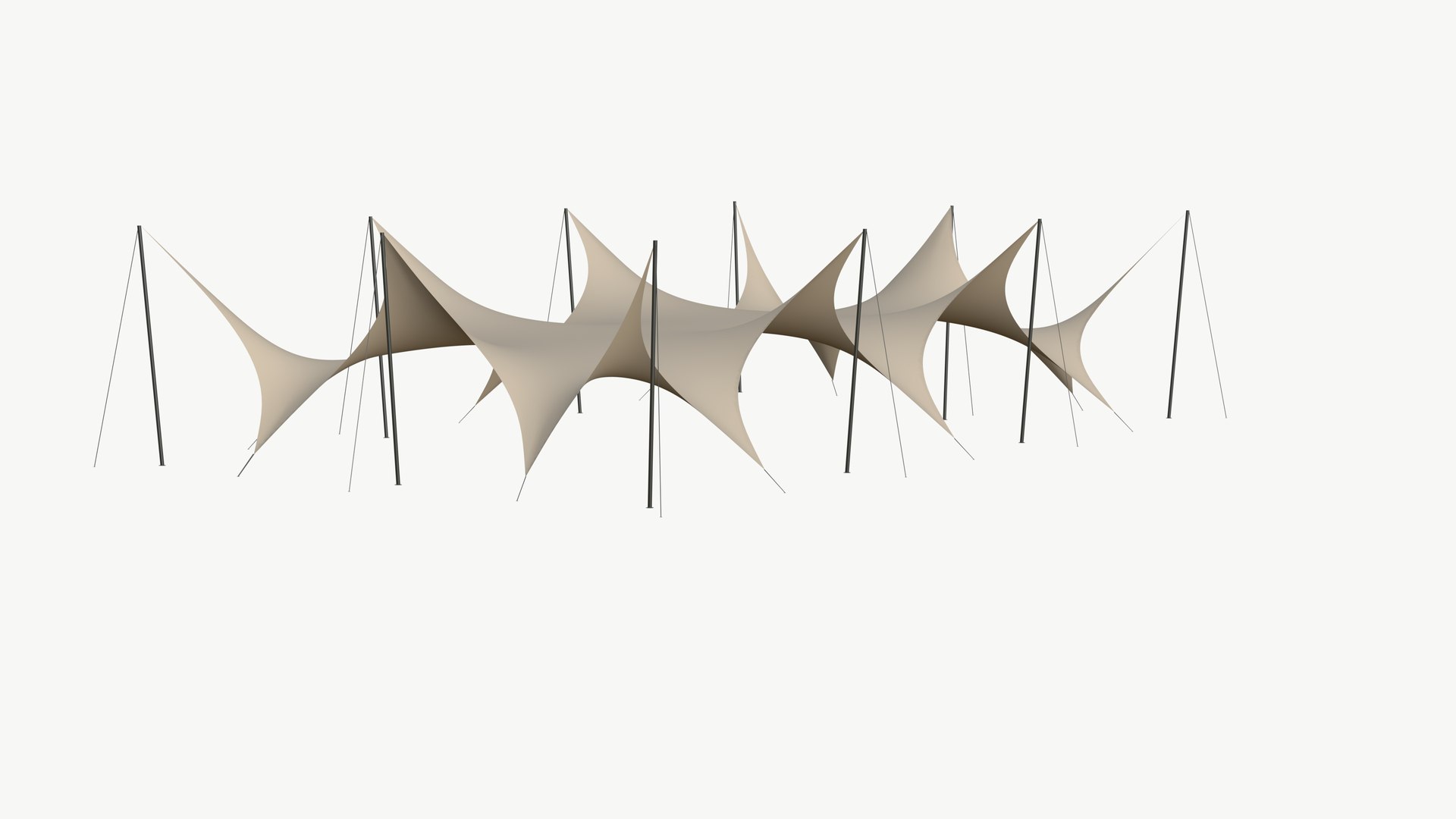 3D Stretch Arch Tent Design - TurboSquid 2116322