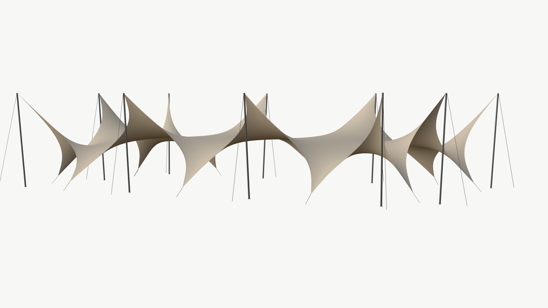 3D Stretch Arch Tent Design - TurboSquid 2116322