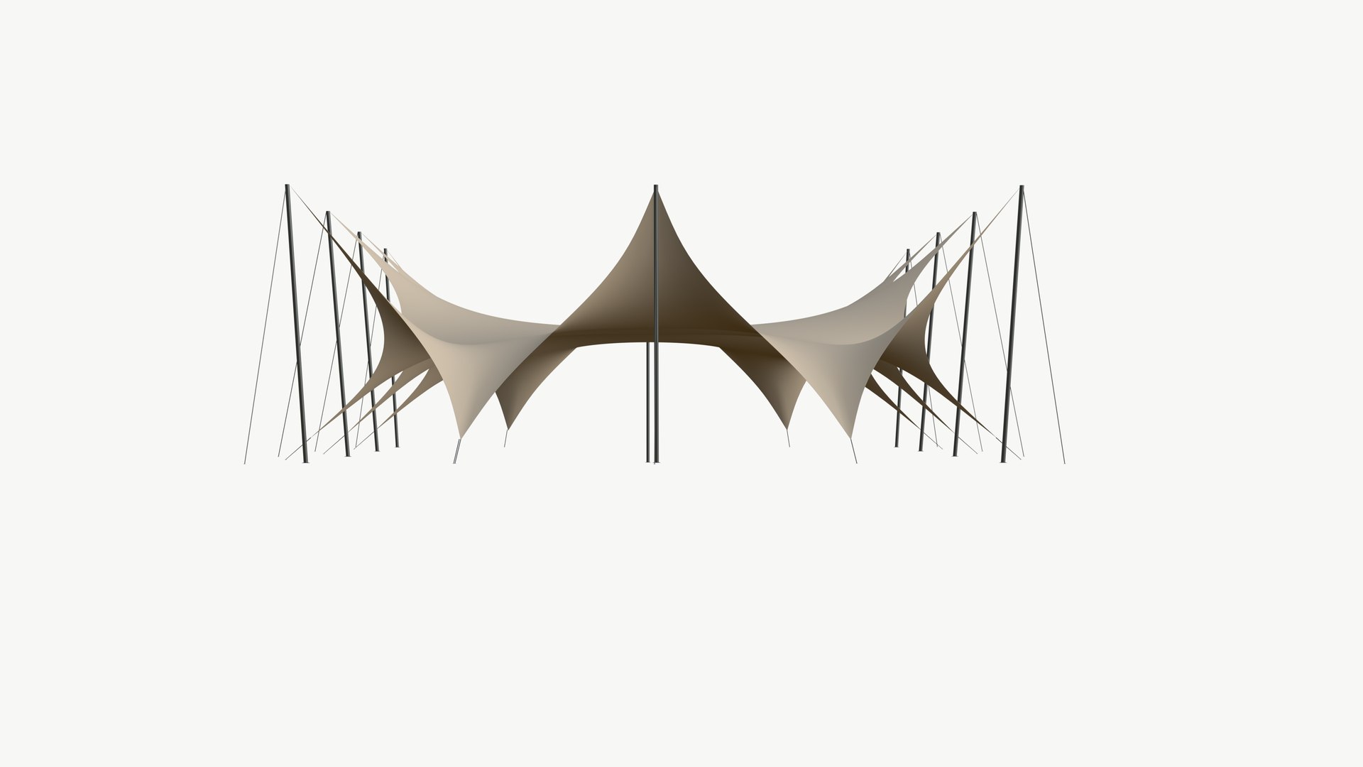 3D Stretch Arch Tent Design - TurboSquid 2116322