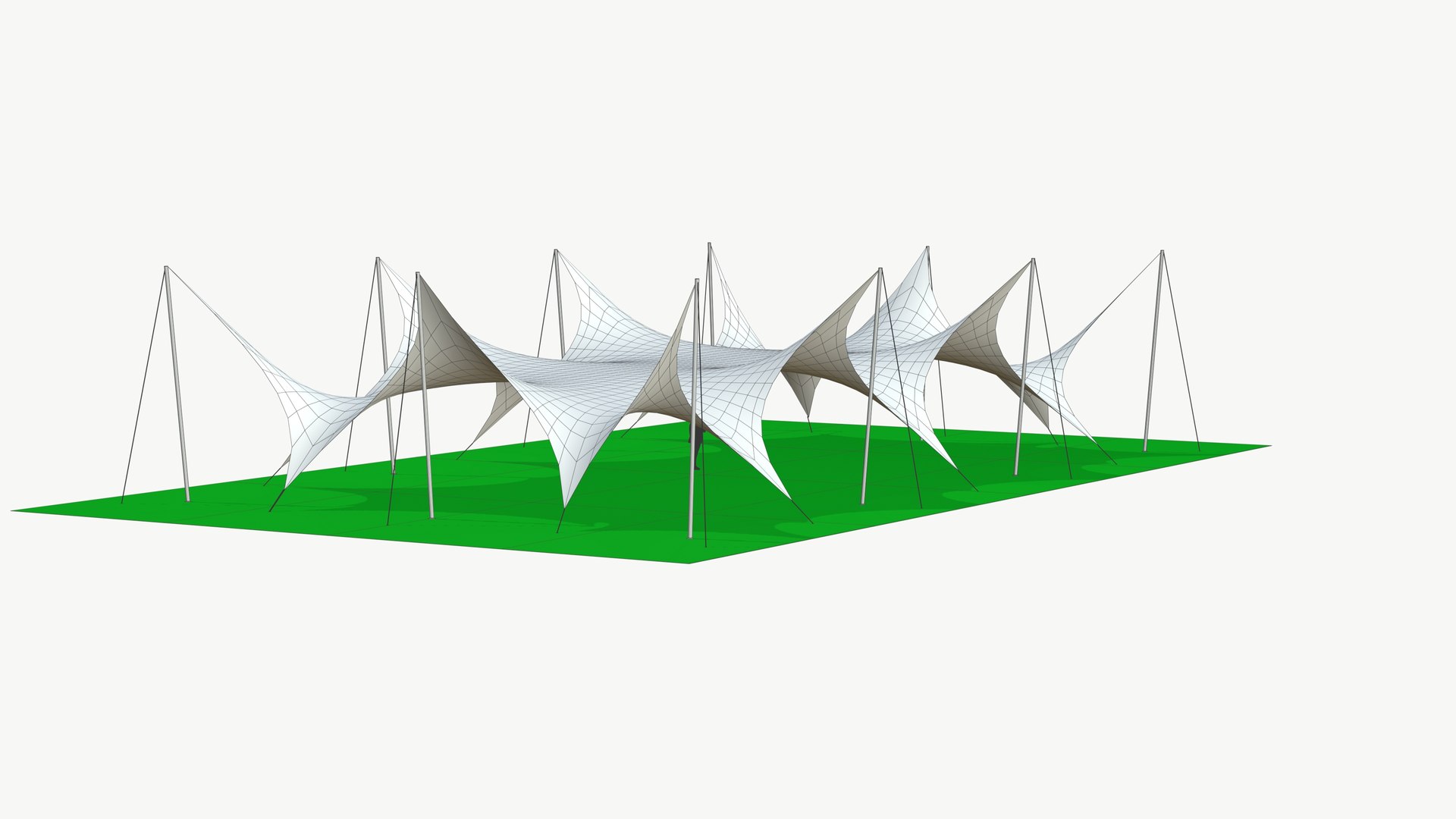 3D Stretch Arch Tent Design - TurboSquid 2116322