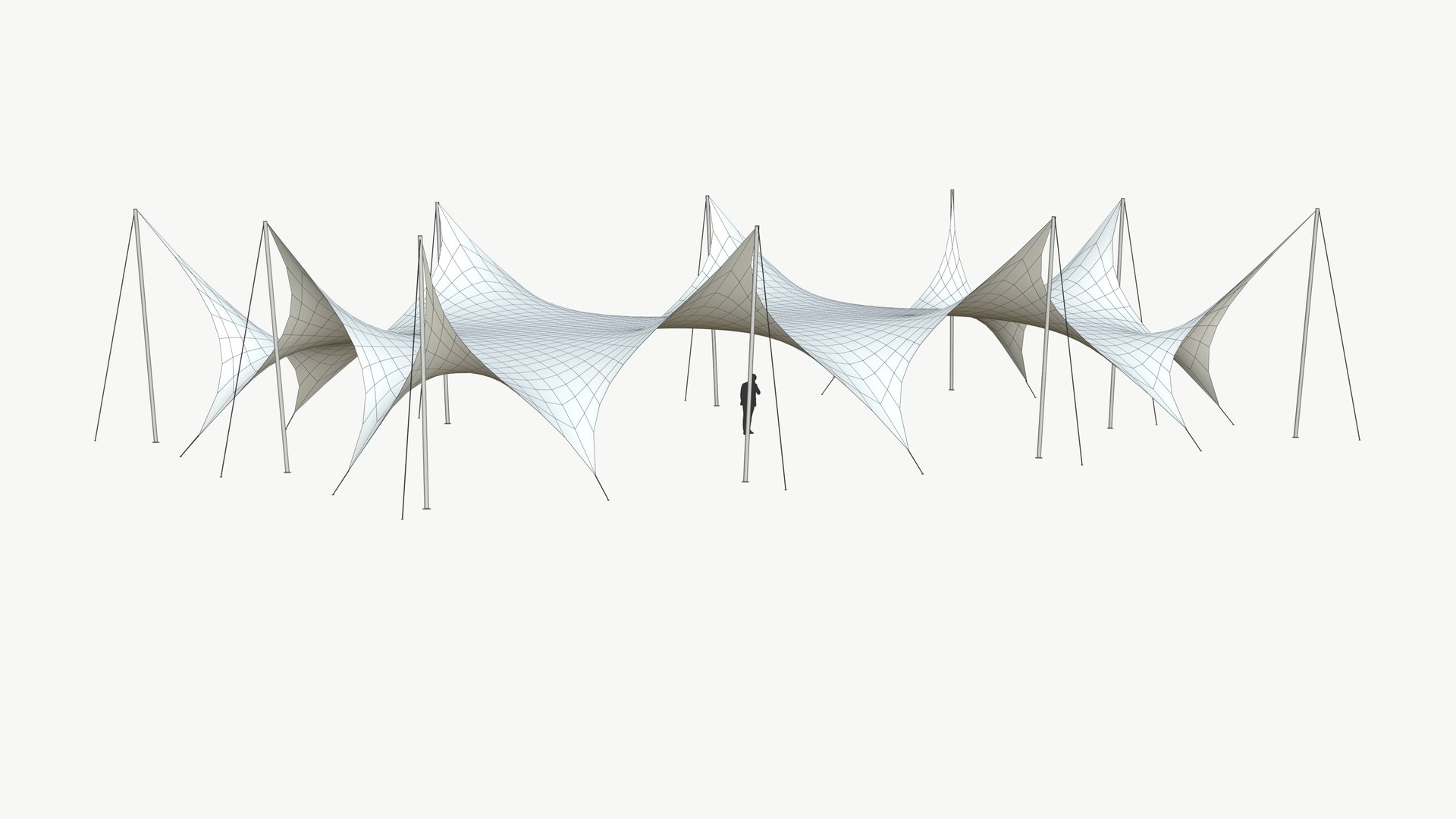 3D Stretch Arch Tent Design - TurboSquid 2116322