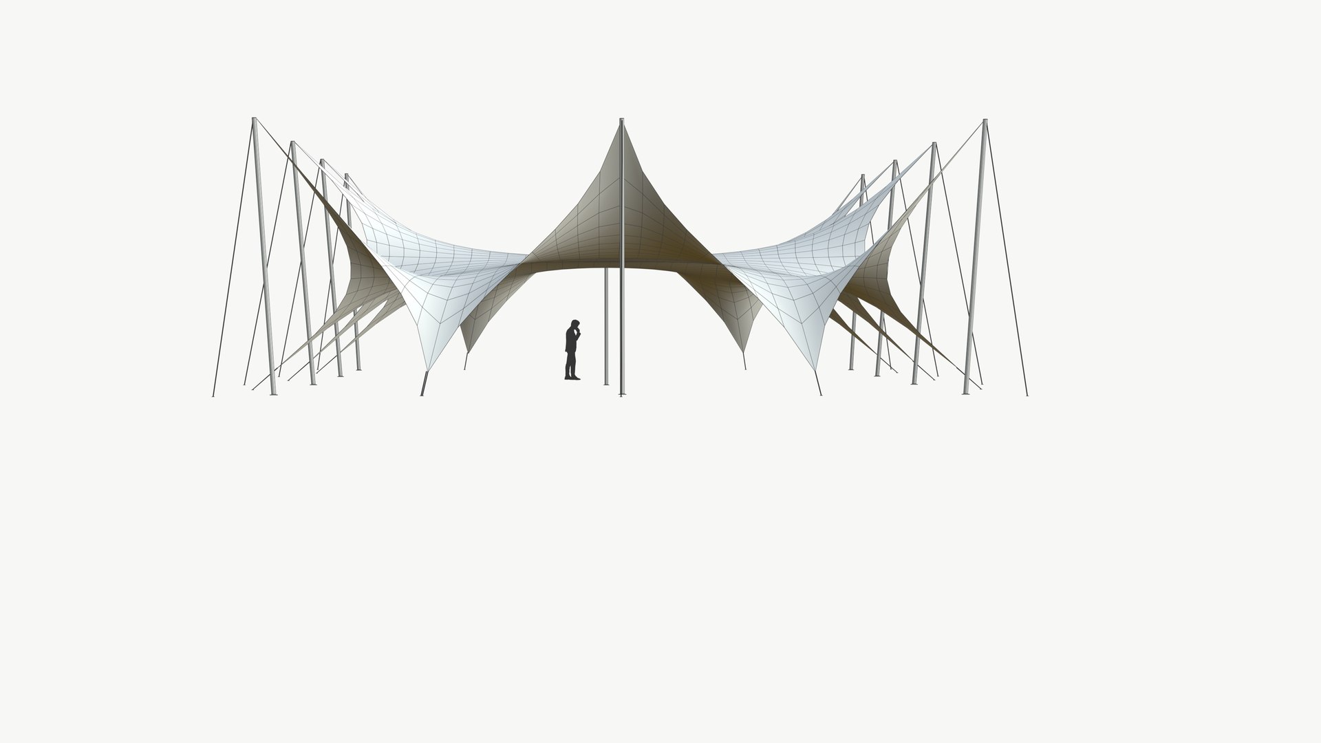 3D Stretch Arch Tent Design - TurboSquid 2116322