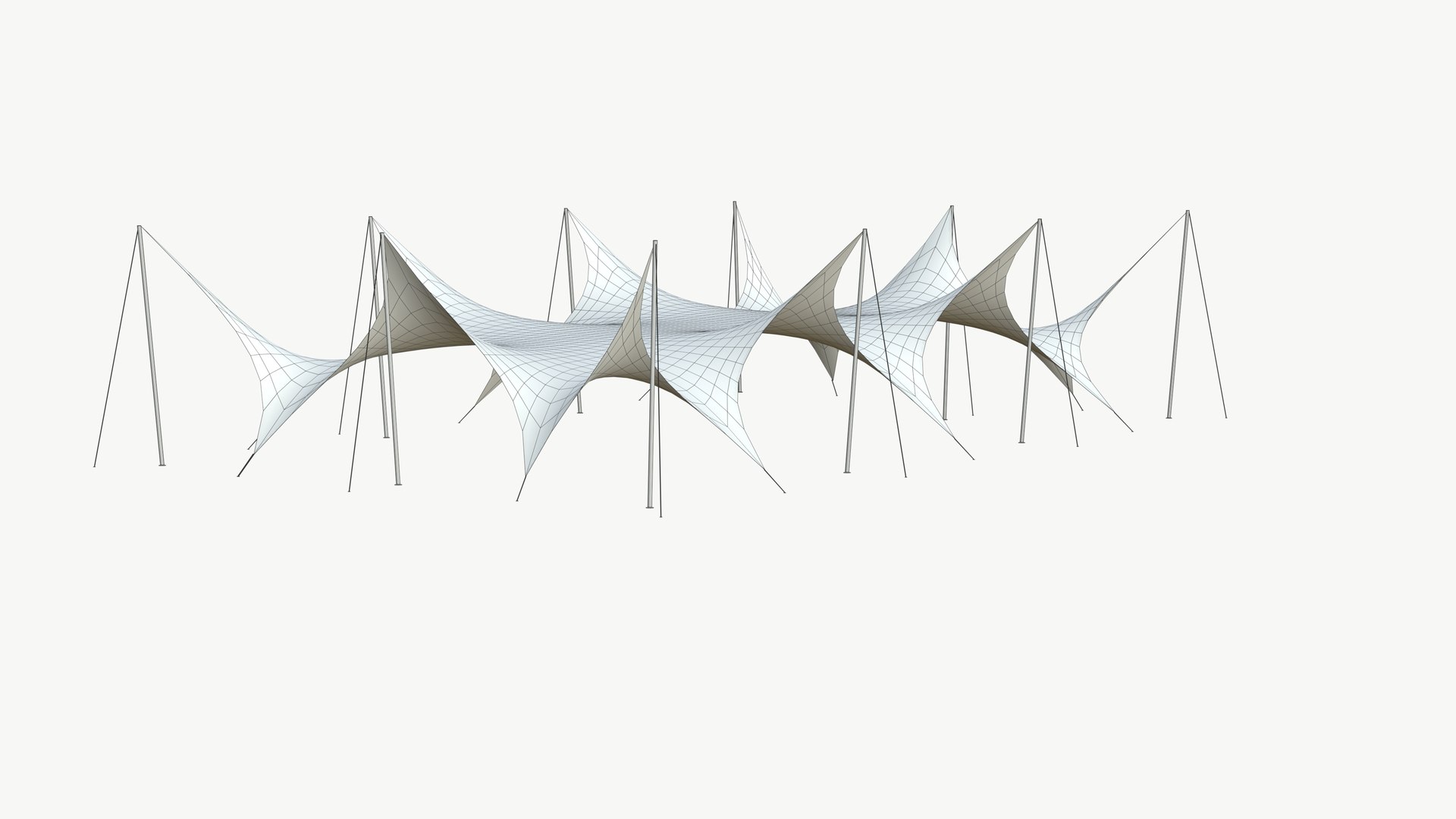 3D Stretch Arch Tent Design - TurboSquid 2116322