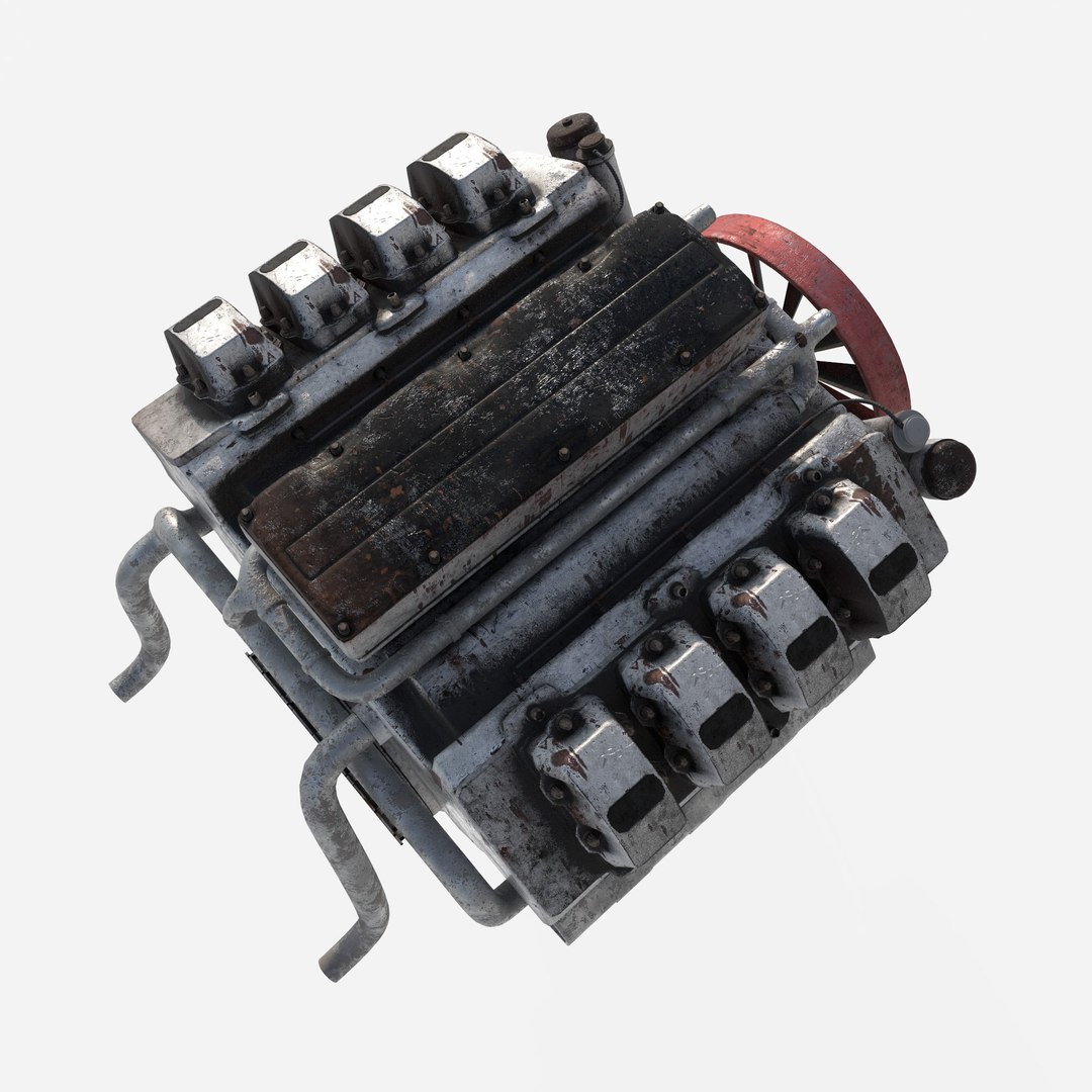 3D Engine Old Model - TurboSquid 2046517