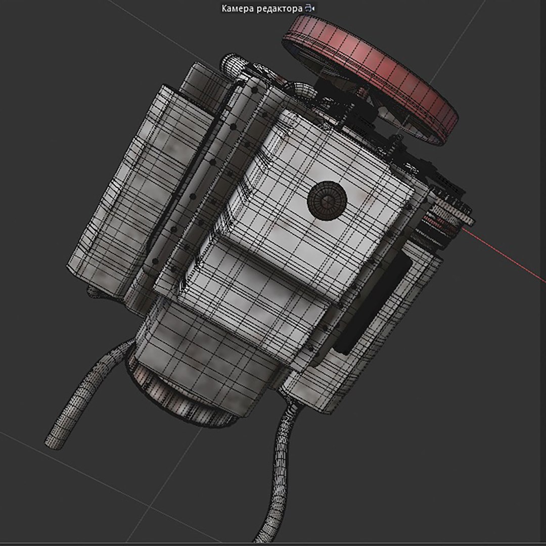 3D Engine Old Model - TurboSquid 2046517