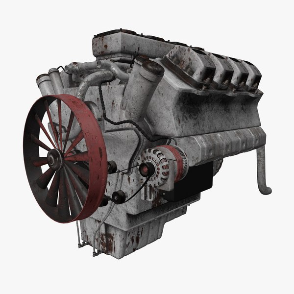 modelo 3d engine old - TurboSquid 2046517
