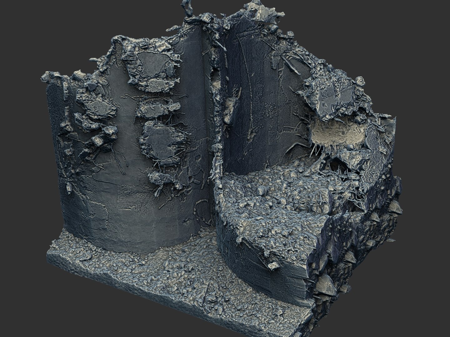 3D Model Concrete Rubble - TurboSquid 1722781