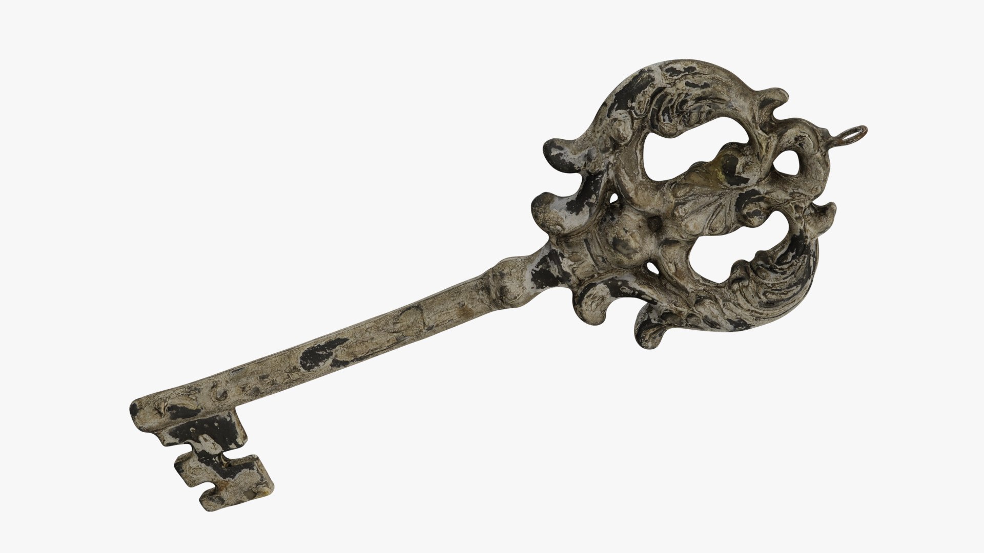 3D Key Ornament Decorated - TurboSquid 1939393