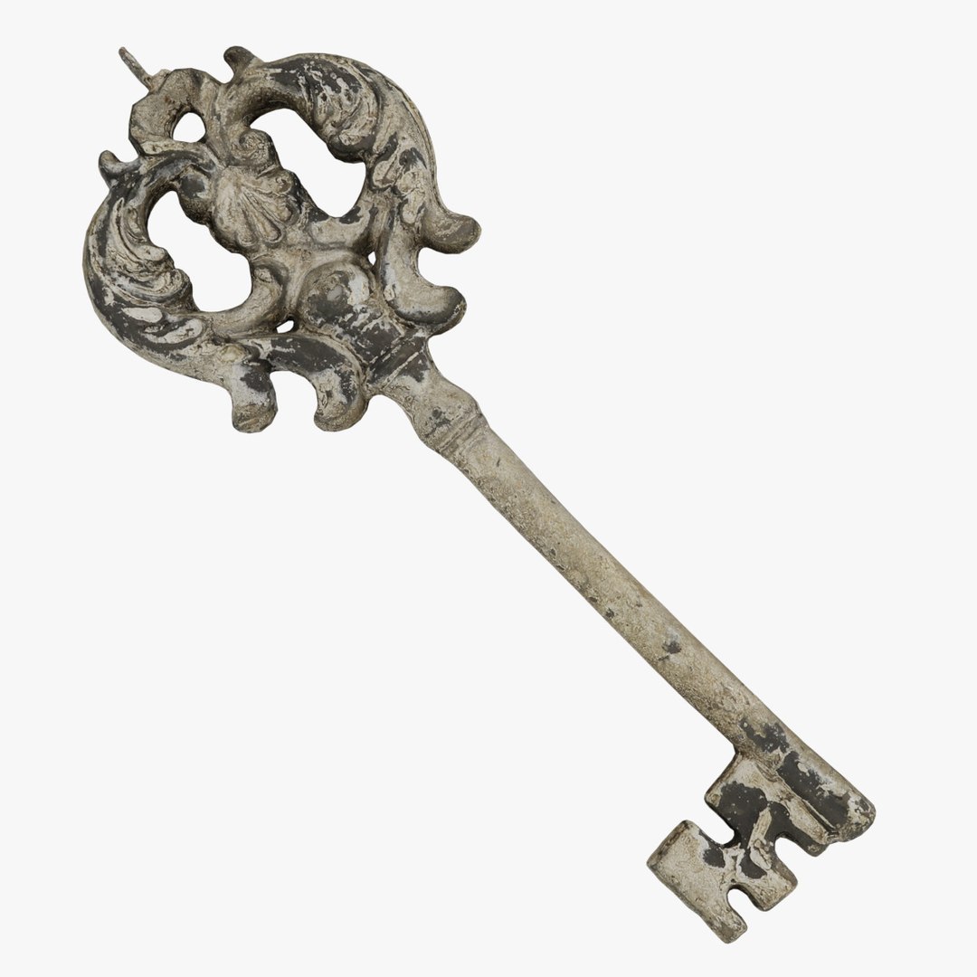 3D Key Ornament Decorated - TurboSquid 1939393