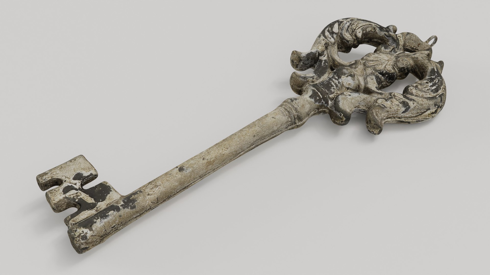 3D Key Ornament Decorated - TurboSquid 1939393