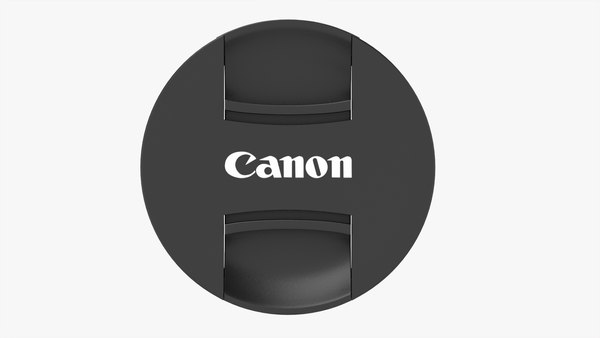 3D Canon camera lens cover - TurboSquid 1733185