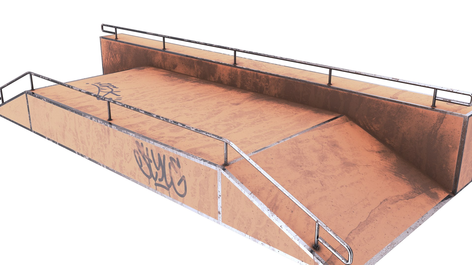 3D Skate Ramp 4 - TurboSquid 1872105