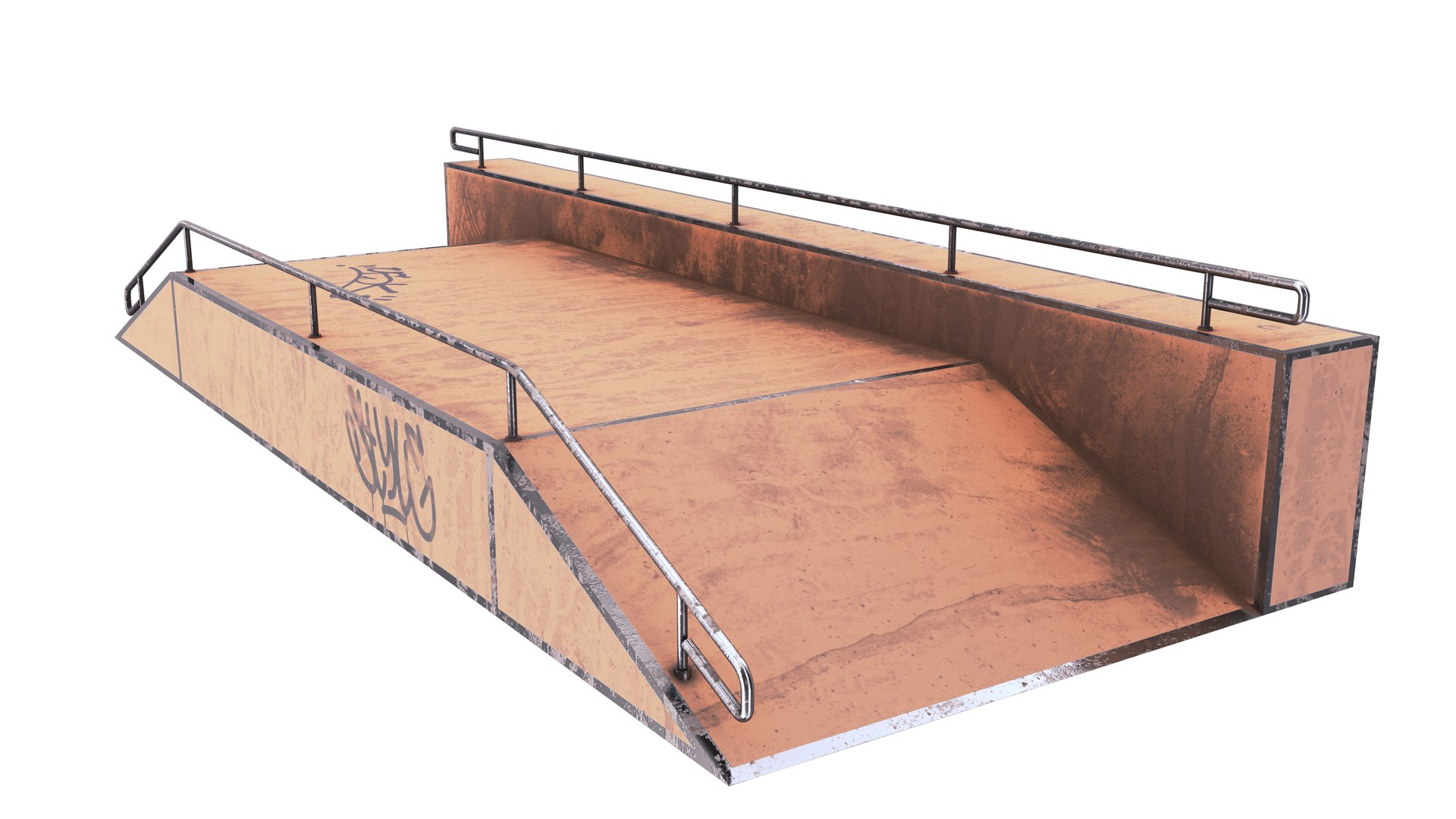3D Skate Ramp 4 - TurboSquid 1872105