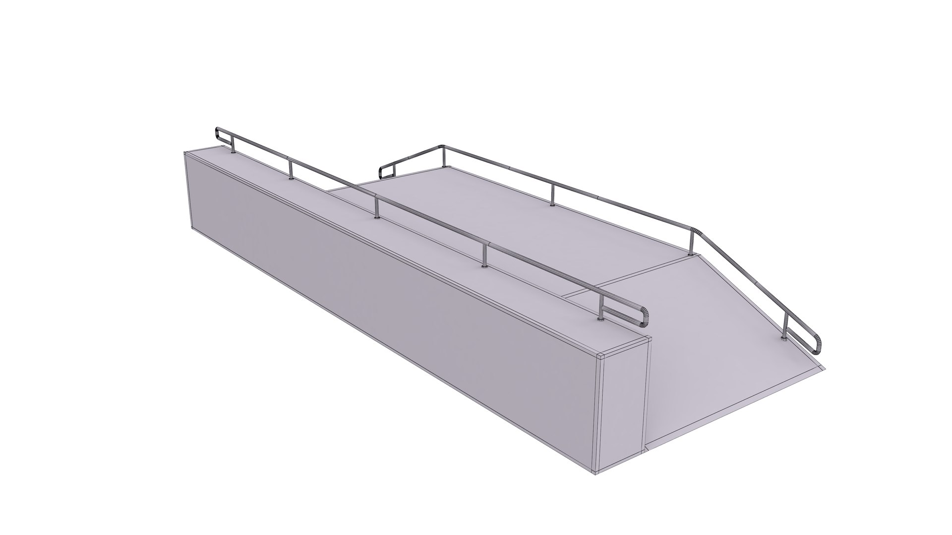 3D Skate Ramp 4 - TurboSquid 1872105