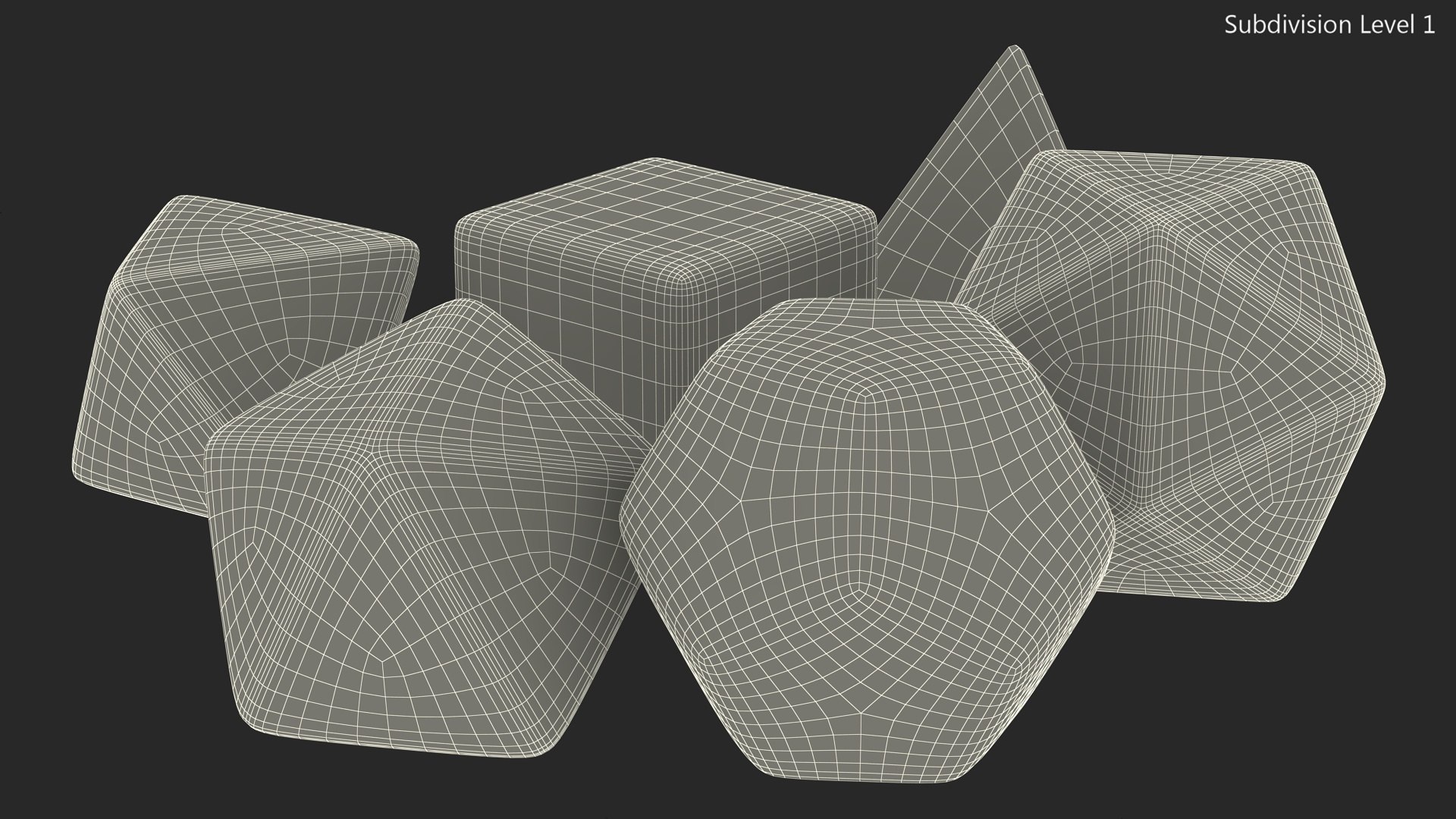 Polyhedral Dice Set For Tabletop RPGs 3D Model - TurboSquid 2234191