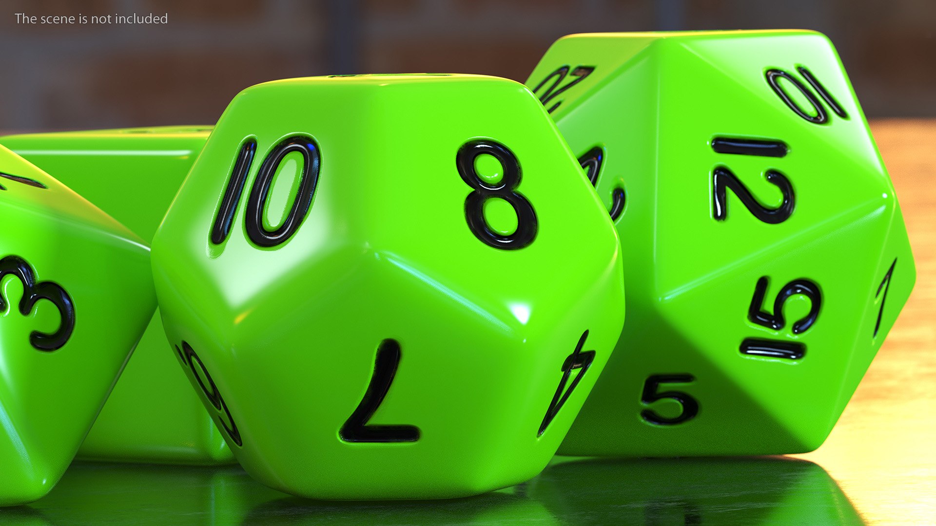 Polyhedral Dice Set For Tabletop RPGs 3D Model - TurboSquid 2234191