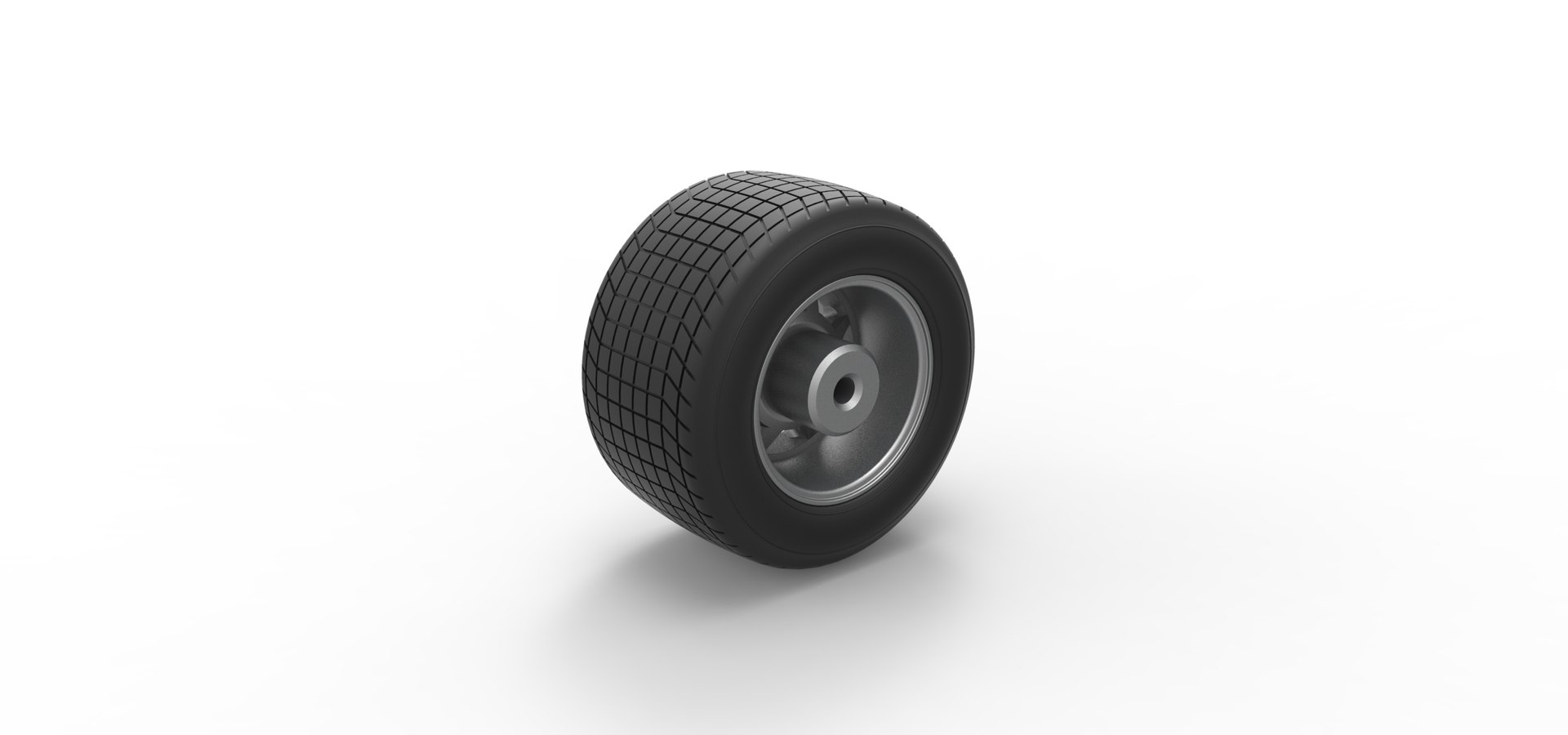 3D Diecast Wheel Of Vintage Dirt Race Car V2 Scale 1 To 25 Model ...