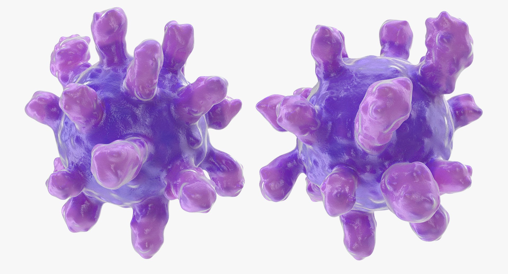 3D Model Virus Cell Microscopic - TurboSquid 1350194