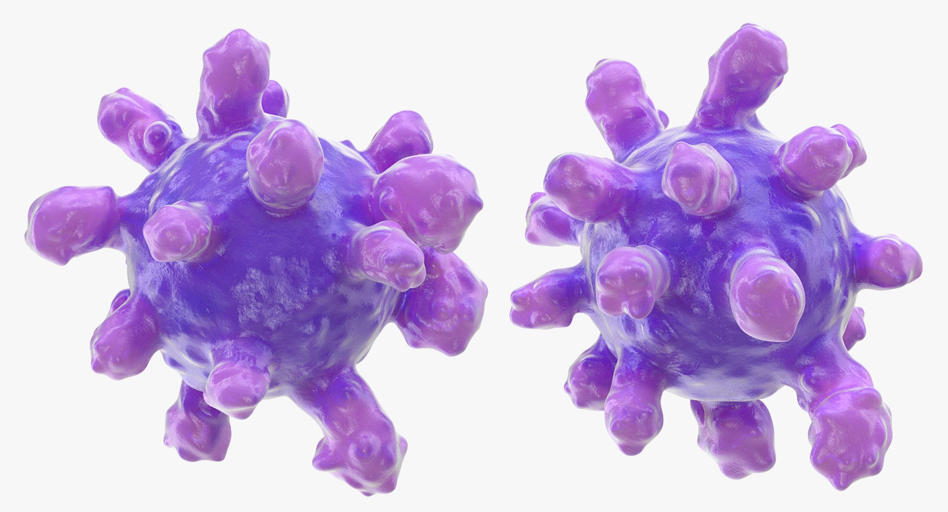 3D Model Virus Cell Microscopic - TurboSquid 1350194