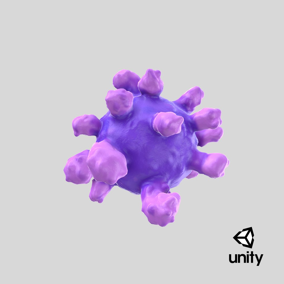 3D model virus cell microscopic - TurboSquid 1350194