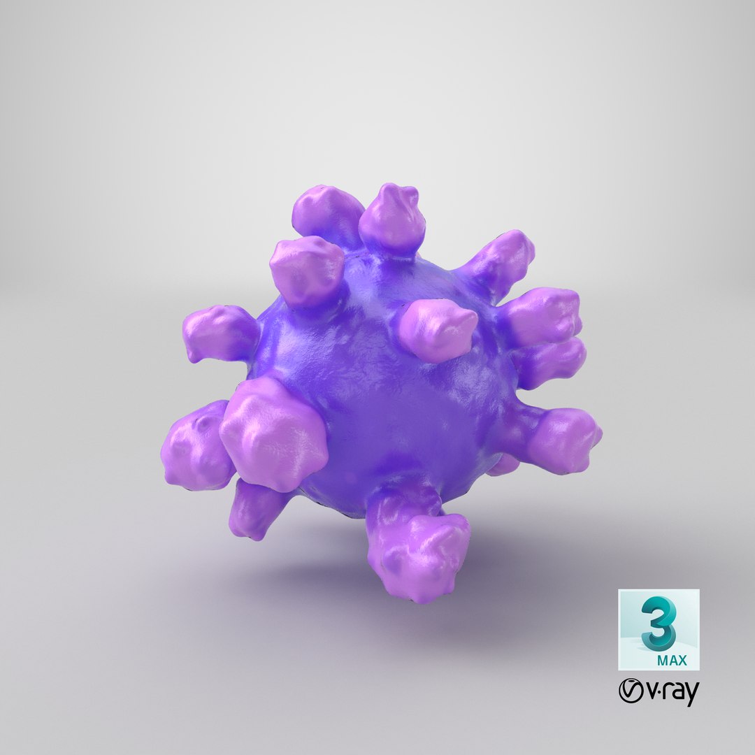 3D model virus cell microscopic - TurboSquid 1350194