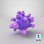 3D Model Virus Cell Microscopic - TurboSquid 1350194