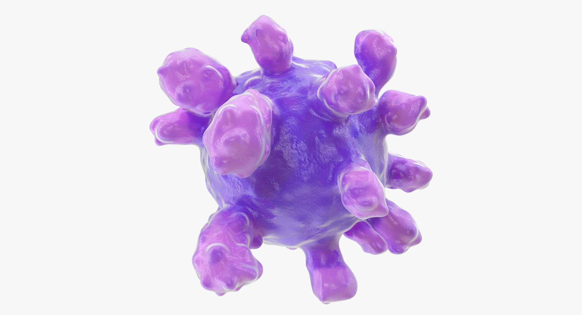 3D model virus cell microscopic - TurboSquid 1350194