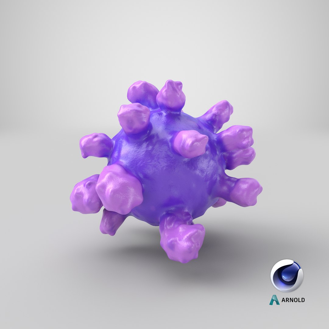 3D model virus cell microscopic - TurboSquid 1350194