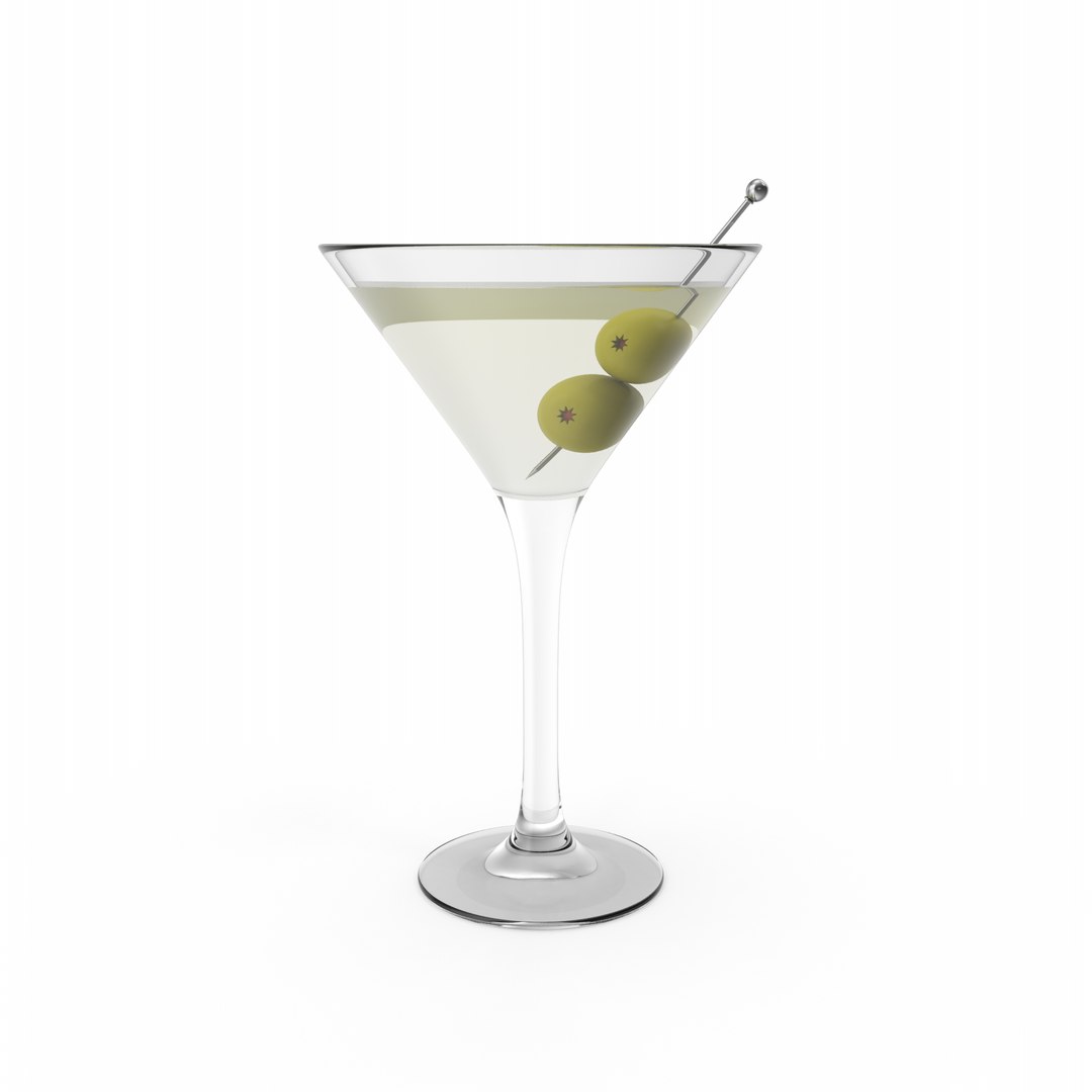 Cocktail Martini 3D Model - TurboSquid 1858936