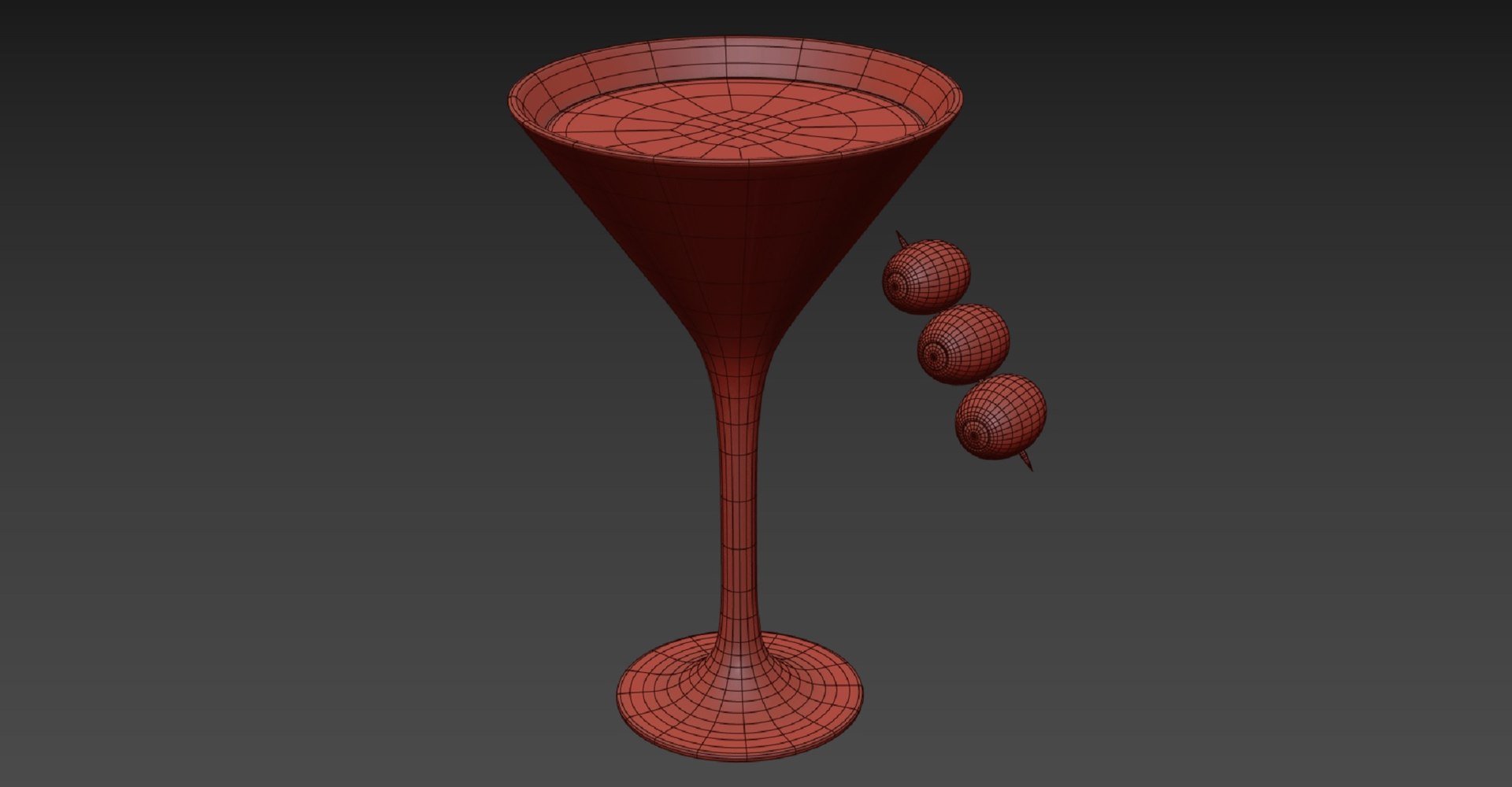Cocktail Martini 3D Model - TurboSquid 1858936