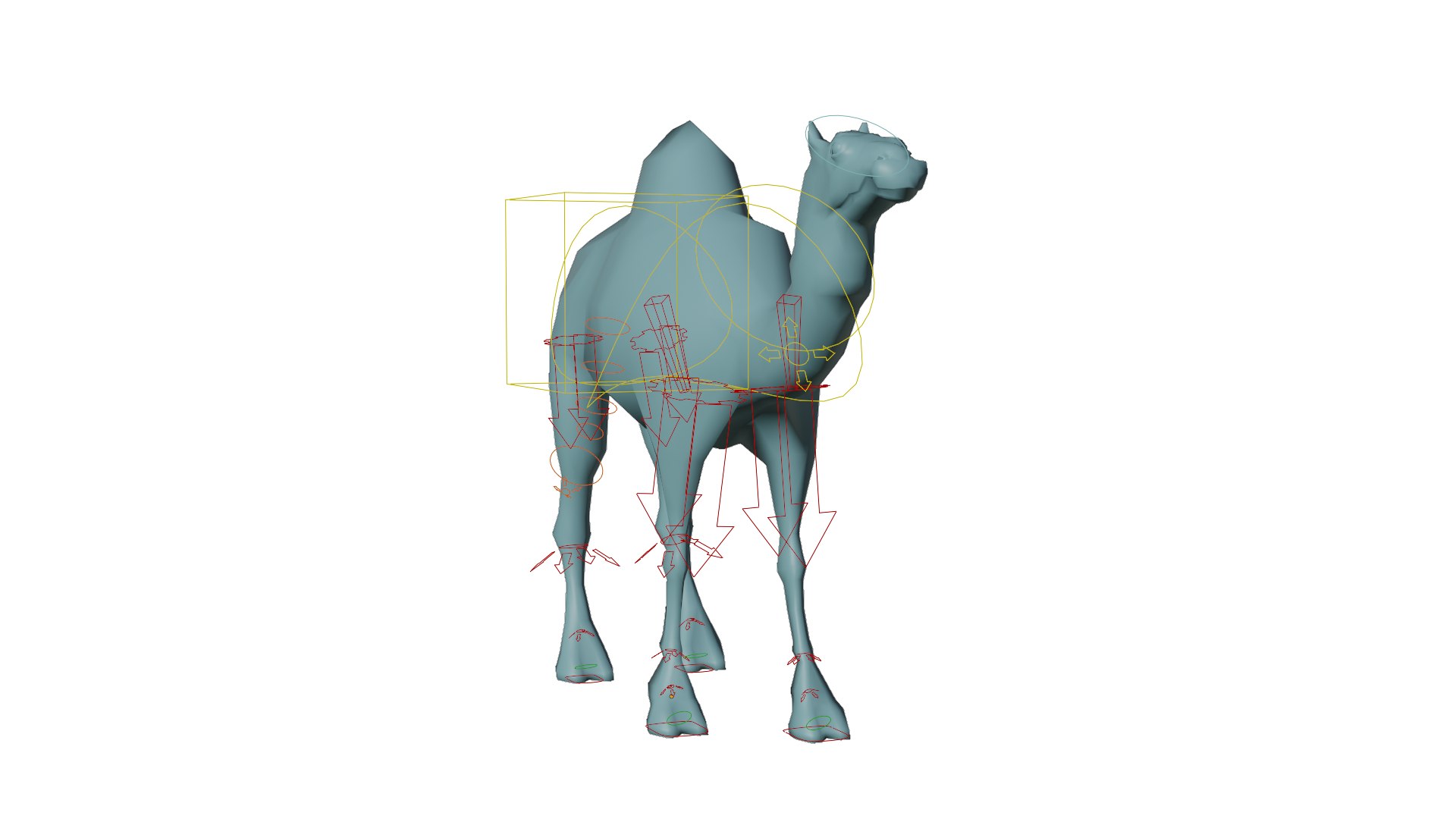 CAMEL RIGGED 3D - TurboSquid 2030758