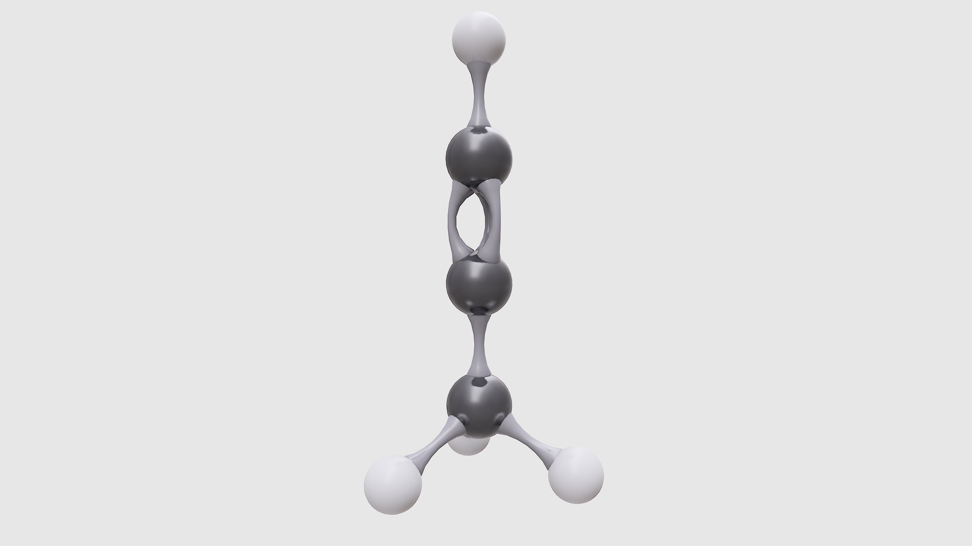 3D Propyne Molecule With PBR 4K 8K Model - TurboSquid 1945508