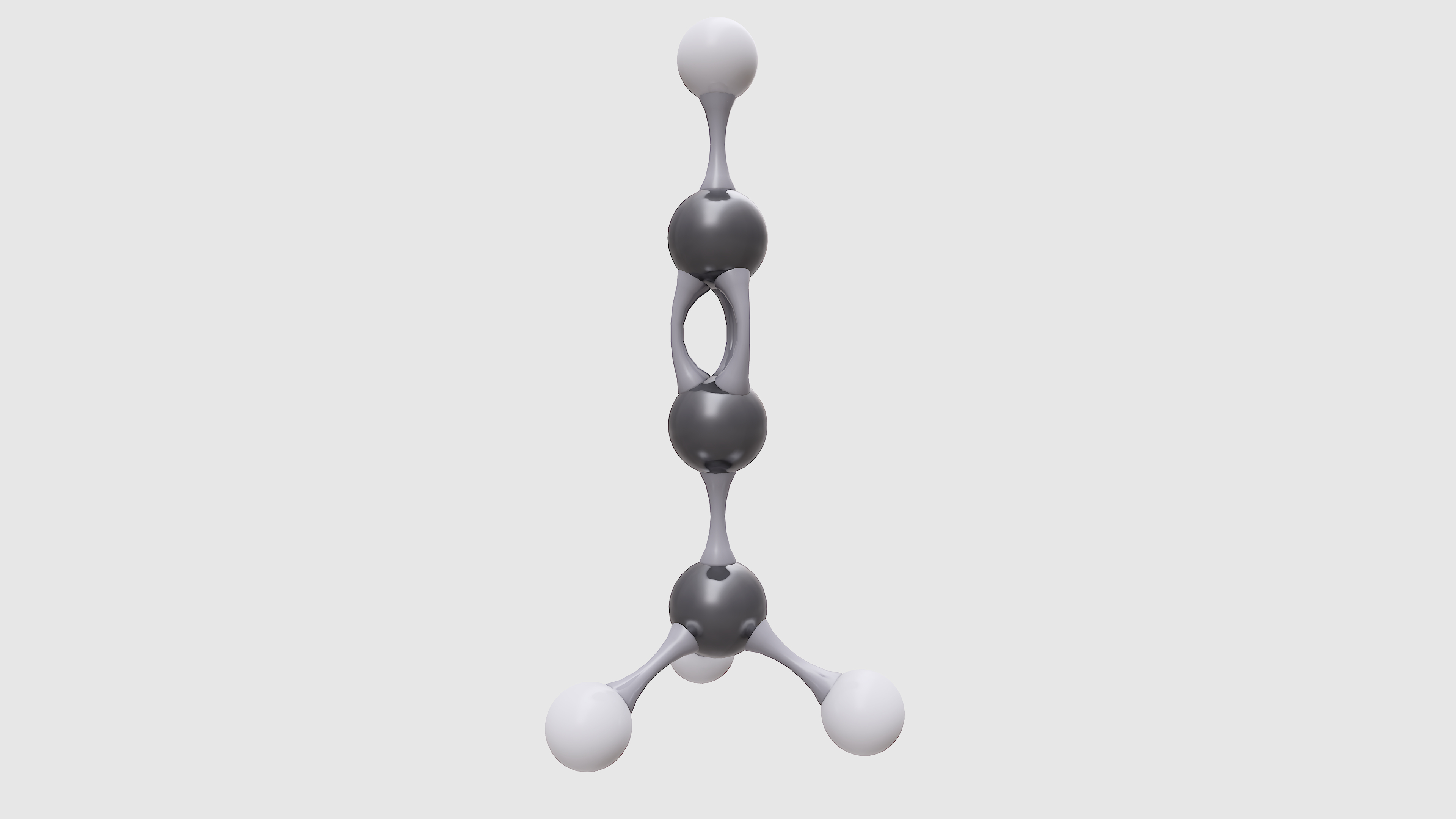 modelo 3d Molécula de propino con PBR 4K 8K - TurboSquid 1945508