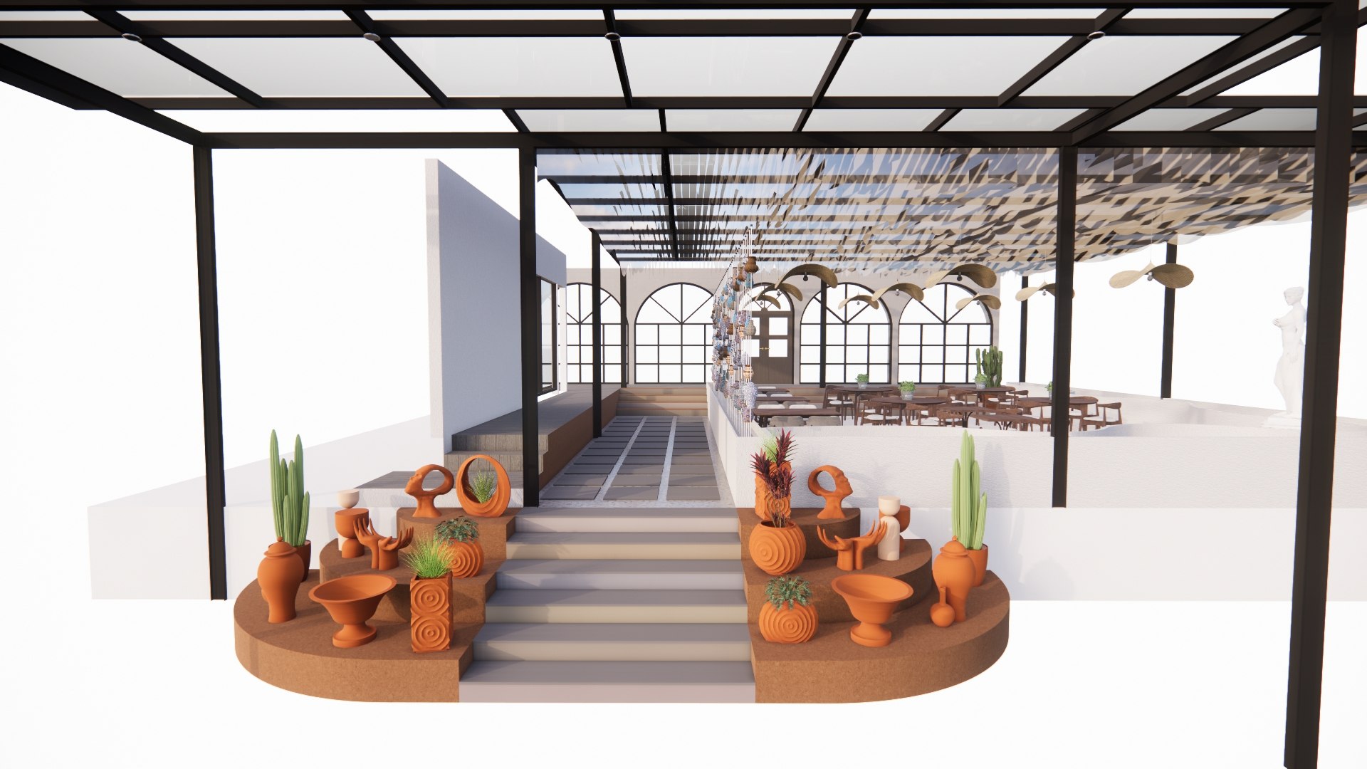 3D Food Court 3 Model - TurboSquid 2289014