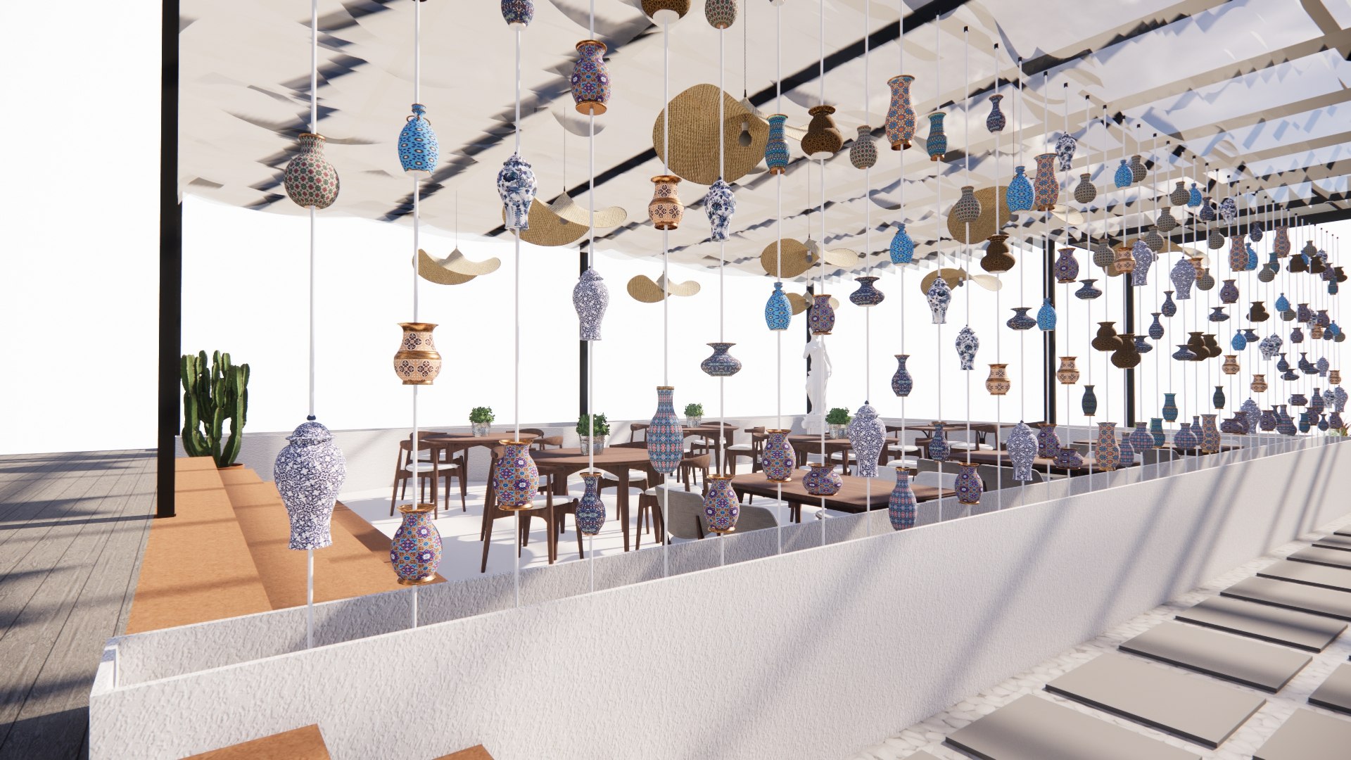 3D Food Court 3 Model - TurboSquid 2289014