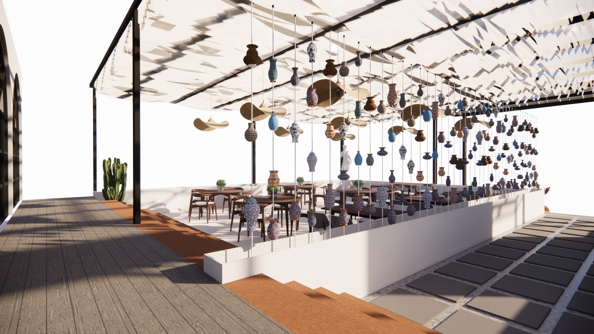 3D Food Court 3 Model - TurboSquid 2289014