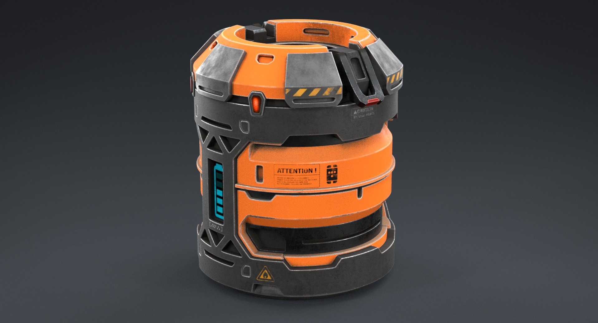 3D Science Barrel Contains Model - TurboSquid 1246868