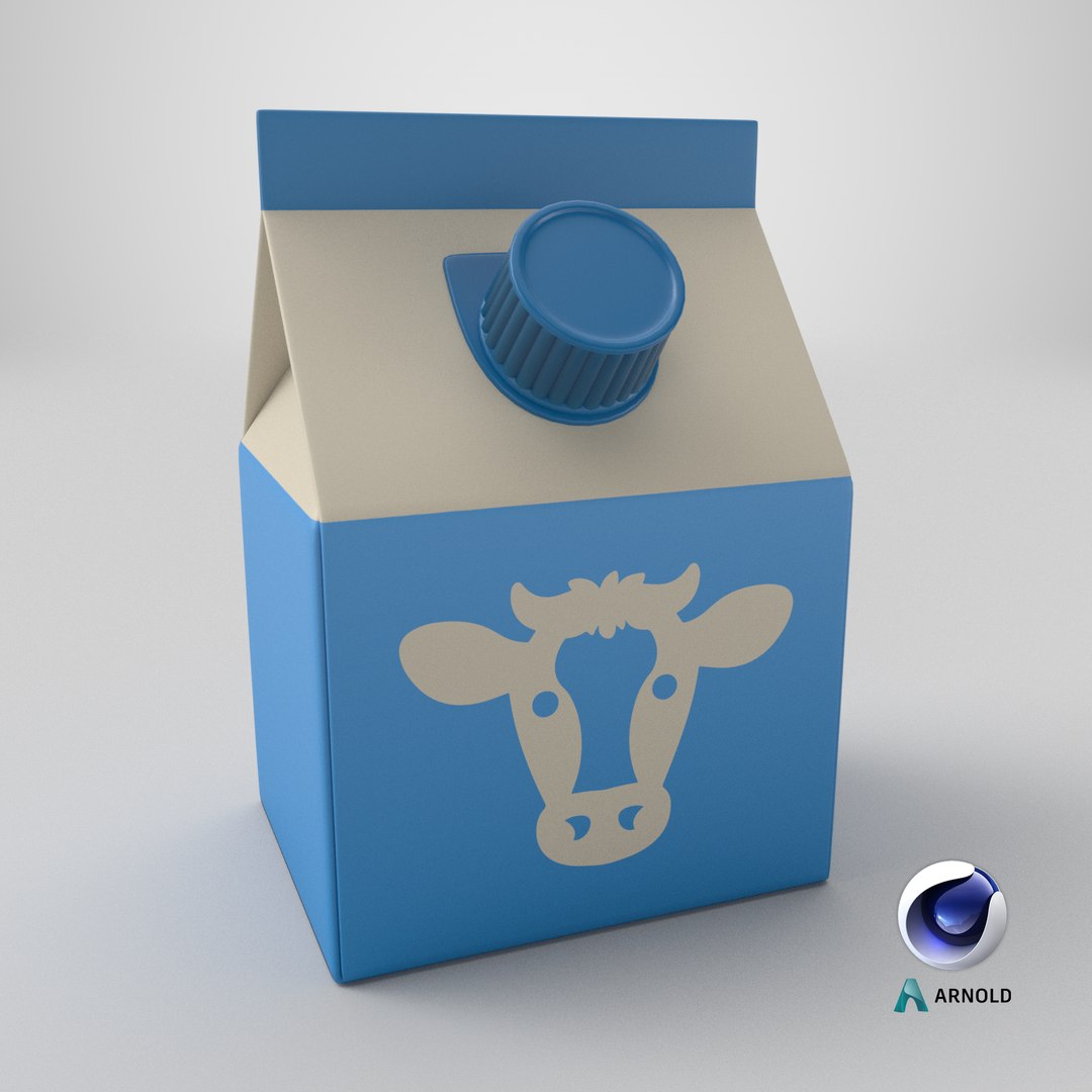 Stylized Milk Carton 3D - TurboSquid 2421078