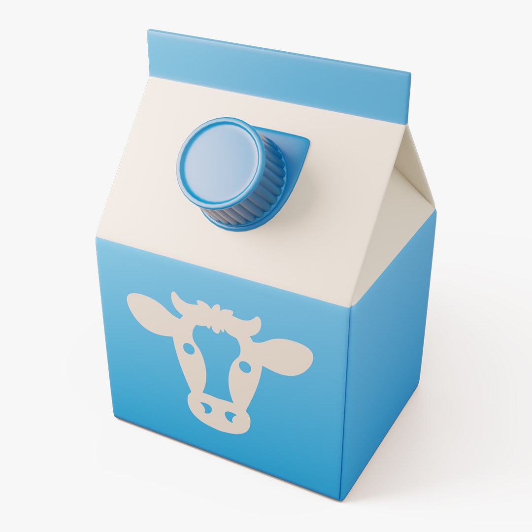 Stylized Milk Carton 3D - TurboSquid 2421078