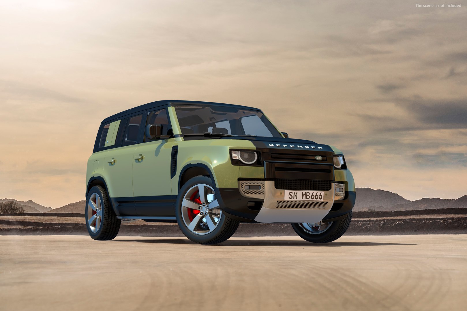 3D Land Rover Defender Country Pack Rigged model - TurboSquid 1766272