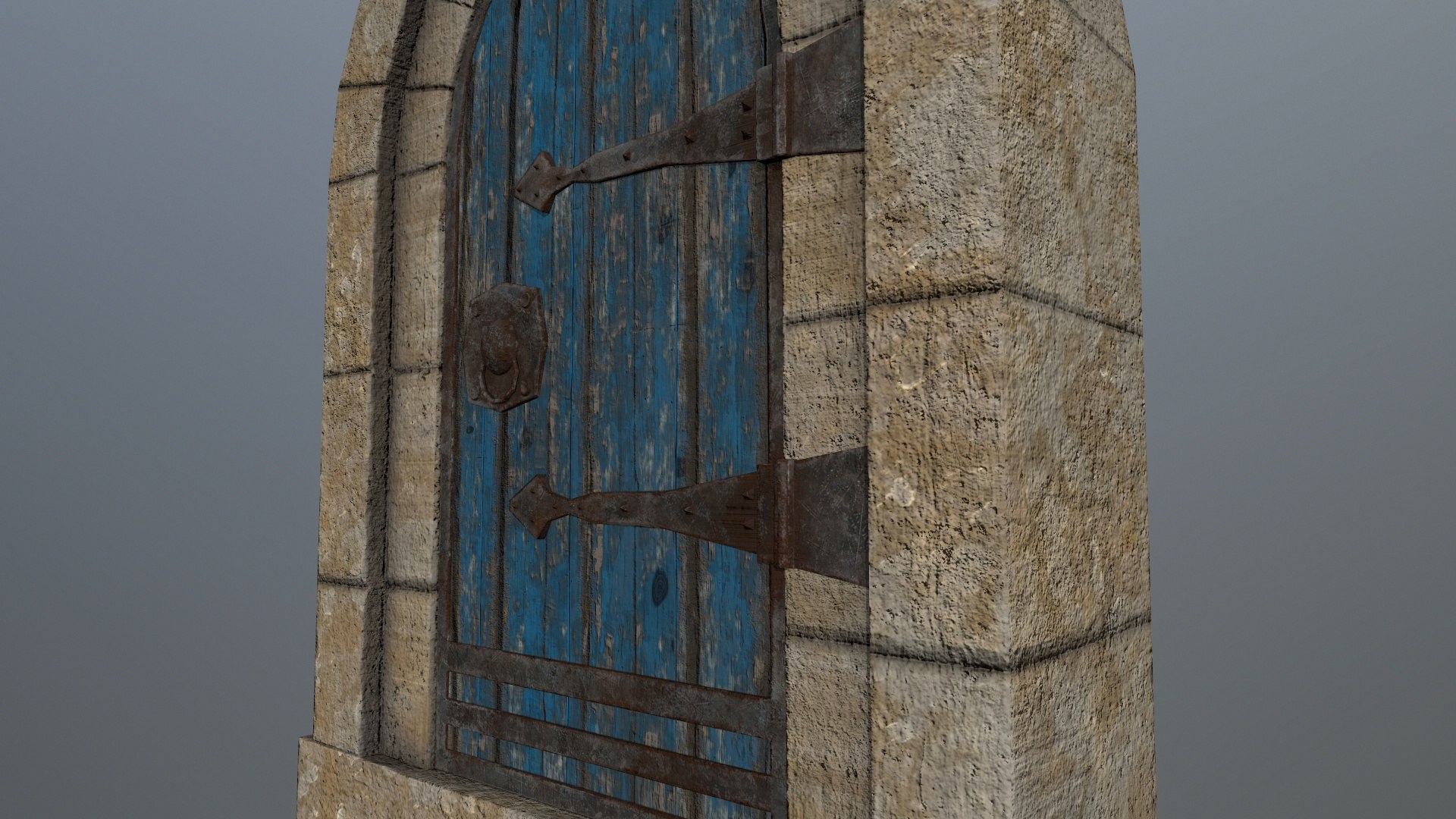 Medieval Door 3D - TurboSquid 2031199