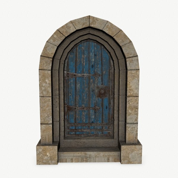 Medieval Door 3D - TurboSquid 2031199