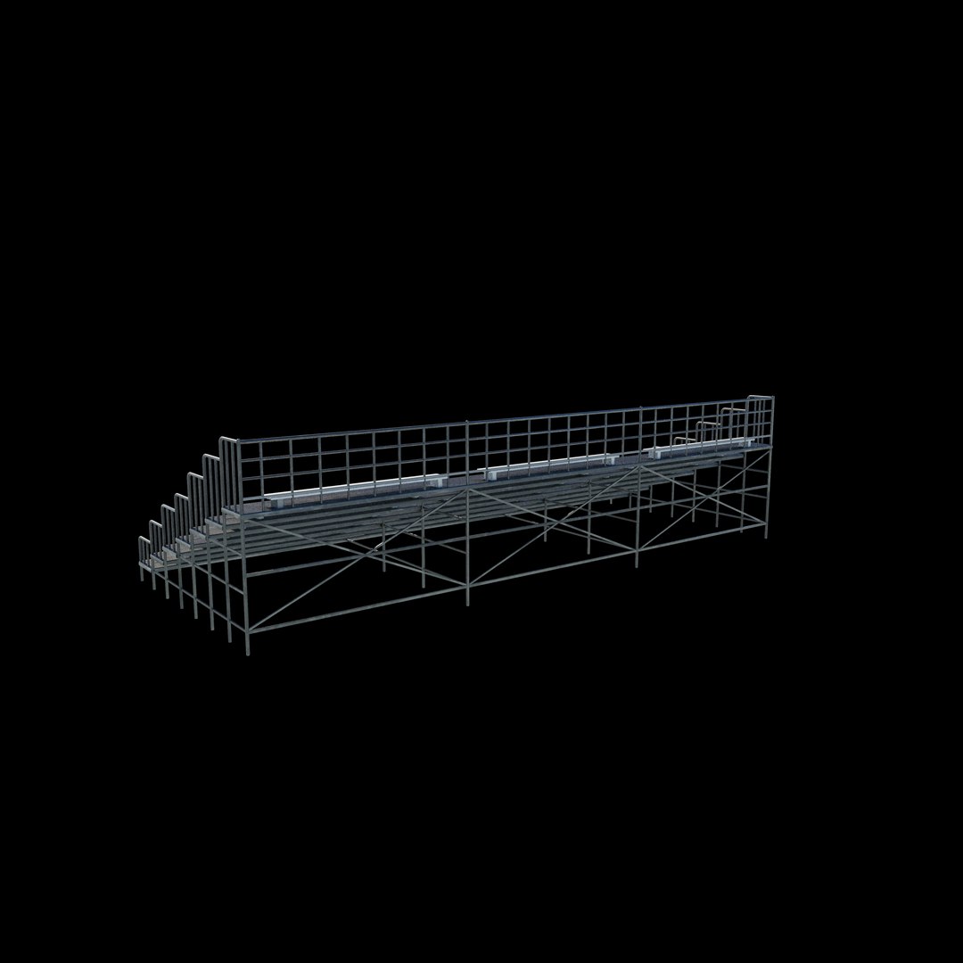 3D Bleachers 3D Model - TurboSquid 2450380