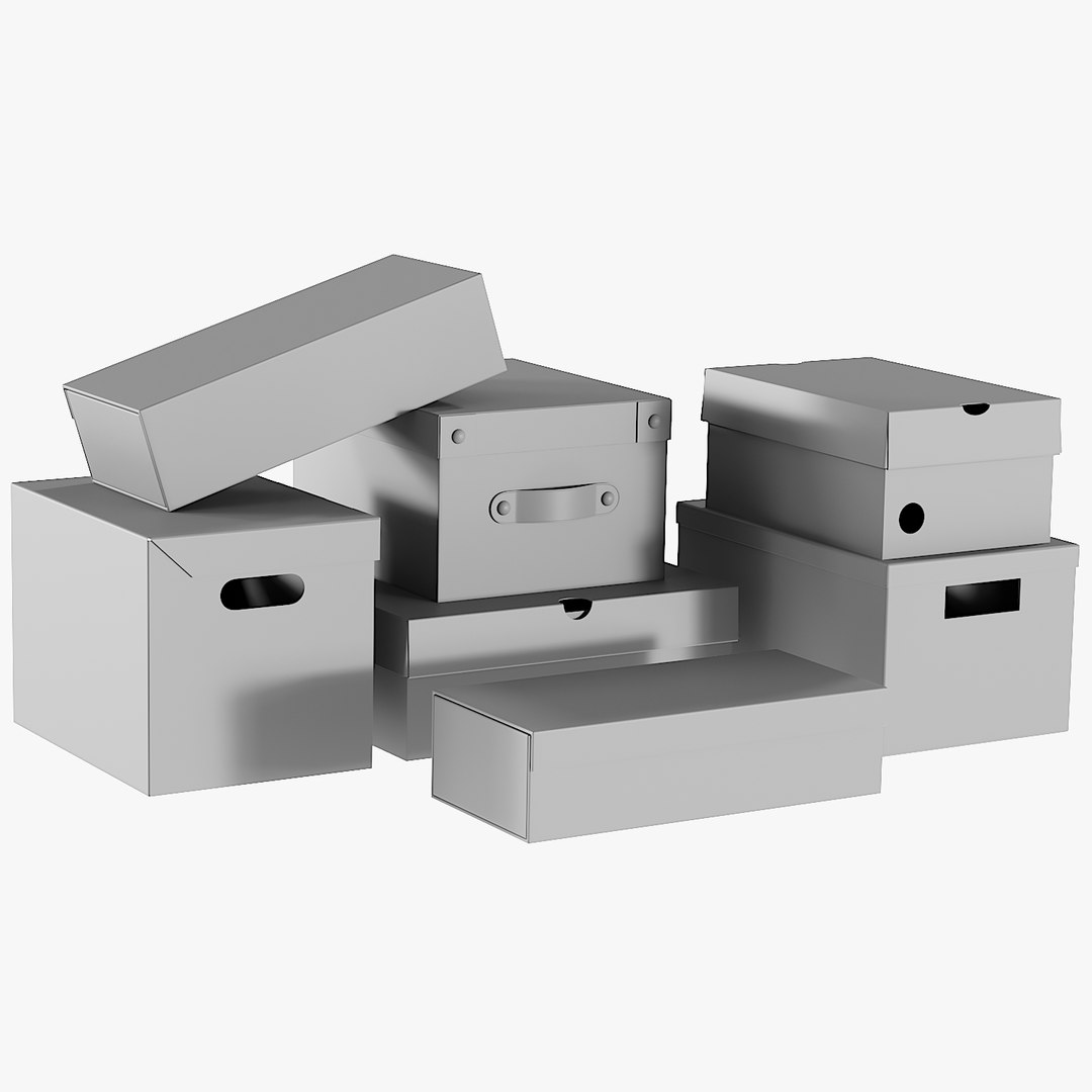 Base Mesh Boxes Model - TurboSquid 1578668